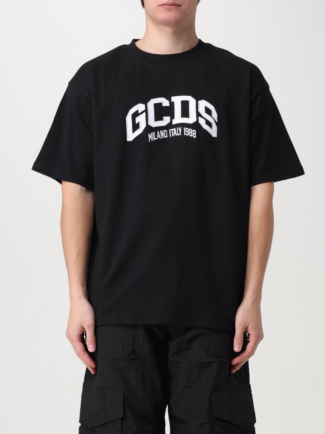 GCDS T-shirt men - Black | OM2304JB9 | GIGLIO.COM