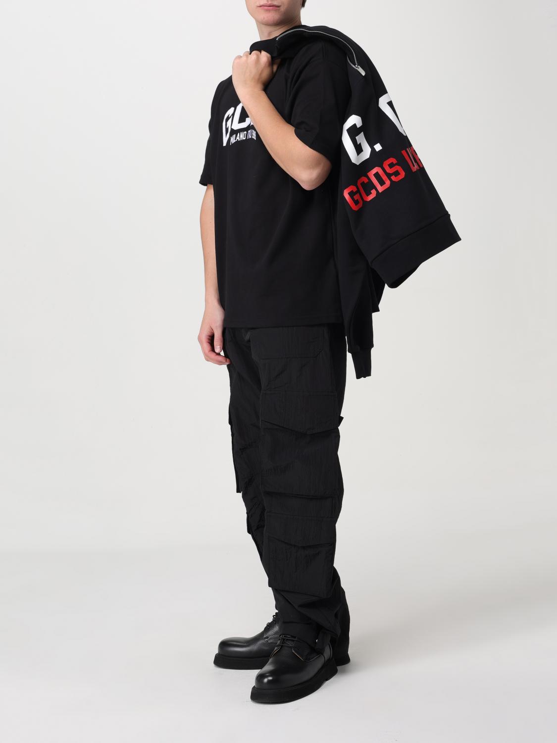 GCDS T-shirt men - Black | OM2304JB9 | GIGLIO.COM