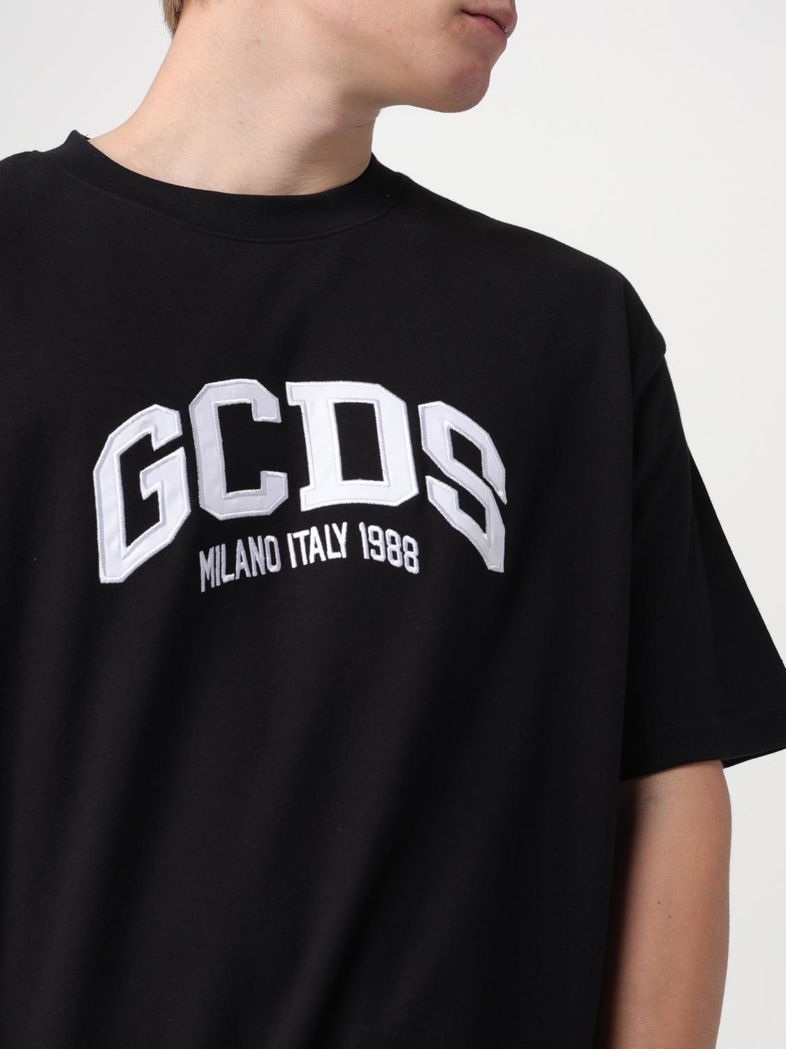 GCDS T-shirt men - Black | OM2304JB9 | GIGLIO.COM