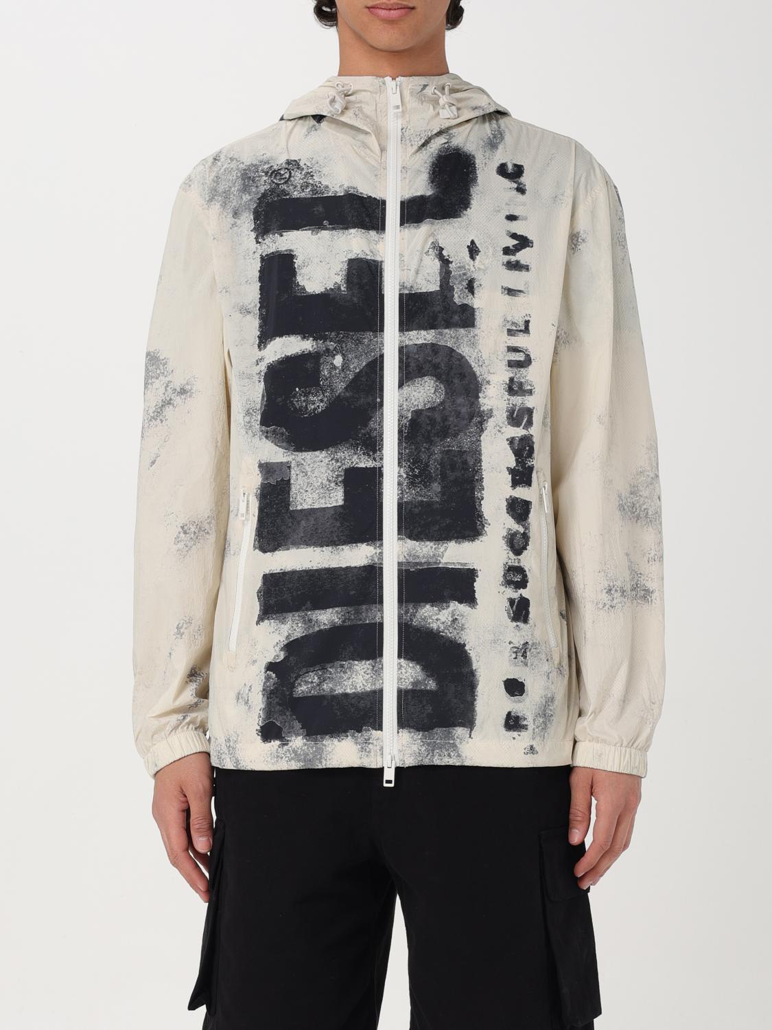 DIESEL: Jacket men - Black | Diesel jacket A114330HIAB online at GIGLIO.COM