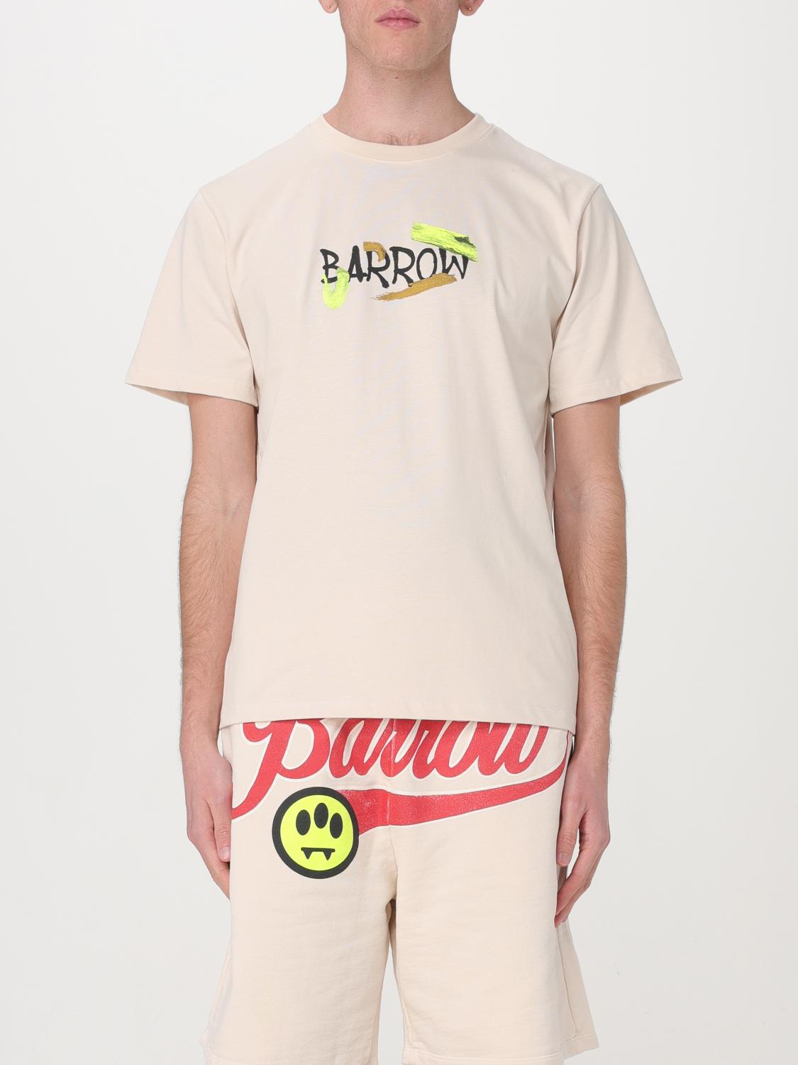 BARROW: T-shirt men - Beige | Barrow t-shirt S4BWUATH043 online at ...