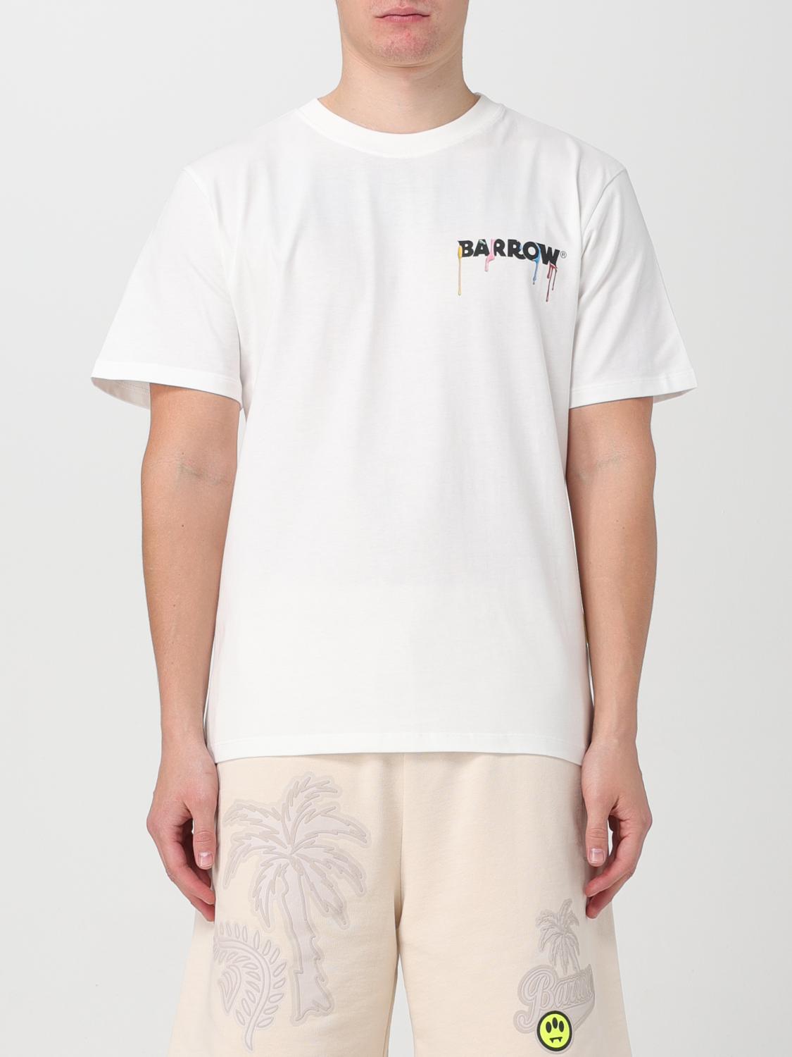 BARROW: T-shirt men - White | Barrow t-shirt S4BWUATH090 online at ...