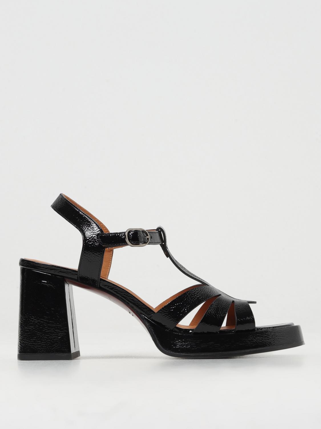 CHIE MIHARA: Heeled sandals woman - Black | Chie Mihara heeled sandals ...