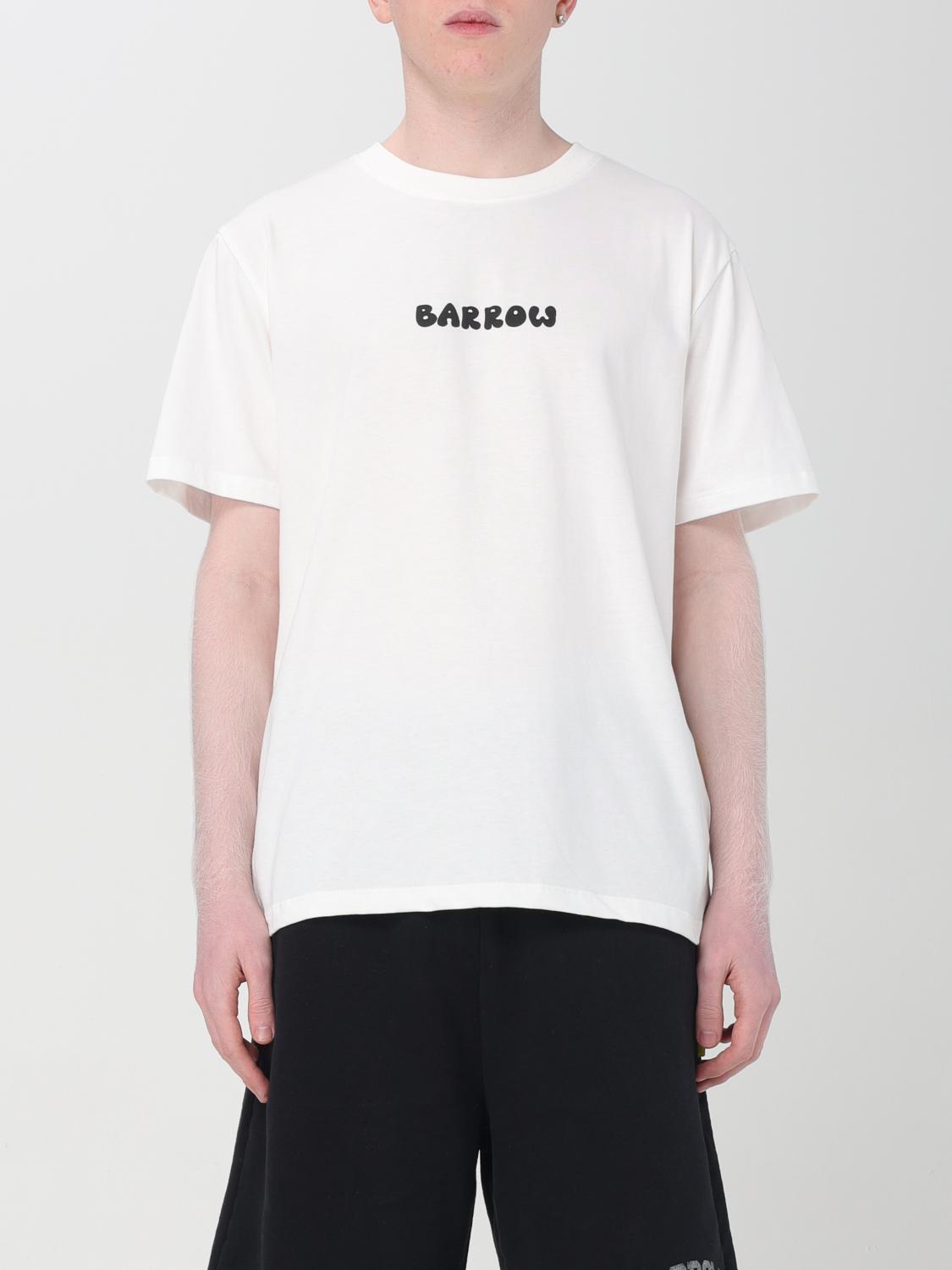 BARROW: T-shirt men - White | Barrow t-shirt S4BWUATH147 online at ...