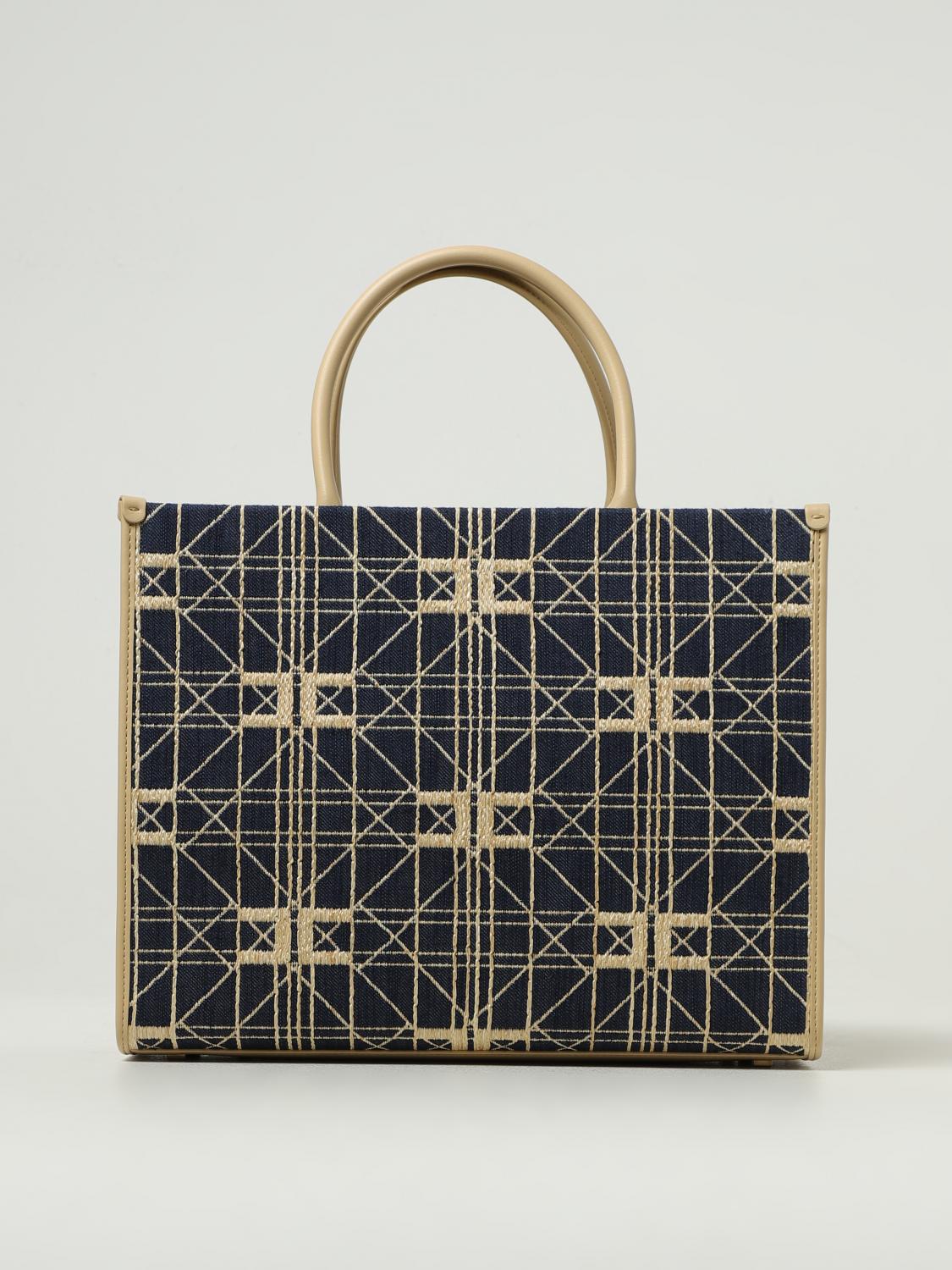 ELISABETTA FRANCHI: Bolso de hombro mujer , Azul Oscuro | Bolso Tote ...