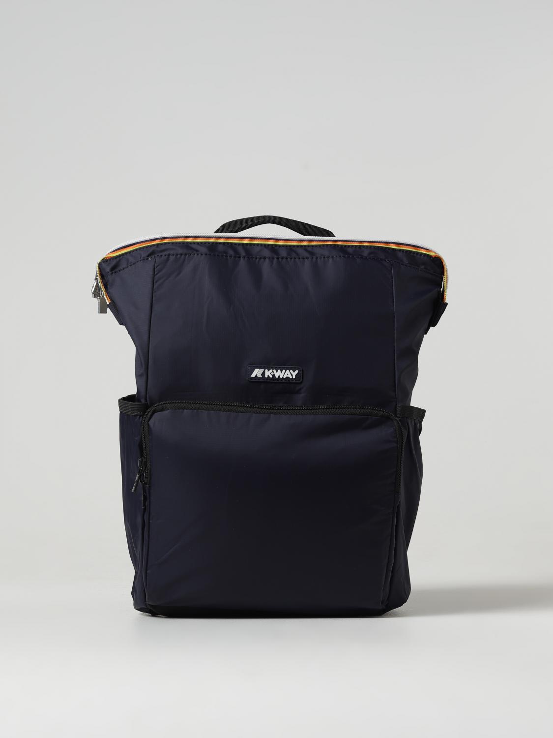 K-WAY: Backpack men - Blue | K-Way backpack K7118HW online at GIGLIO.COM