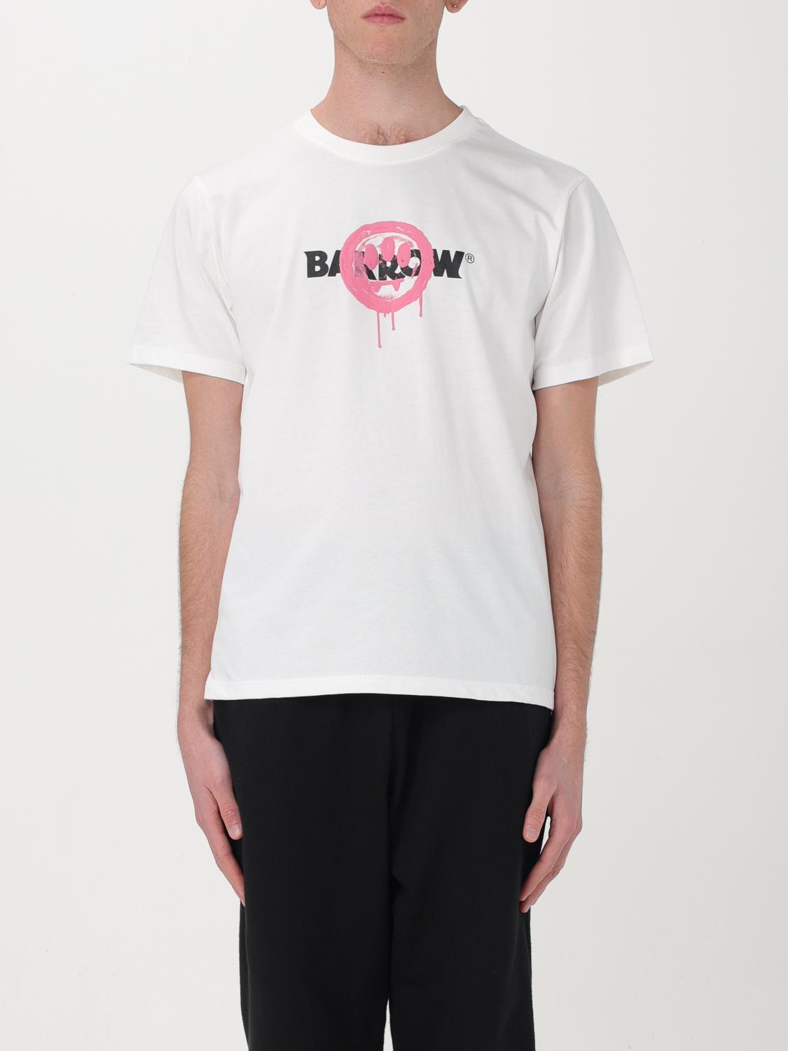 BARROW: T-shirt men - White | Barrow t-shirt S4BWUATH093 online at ...