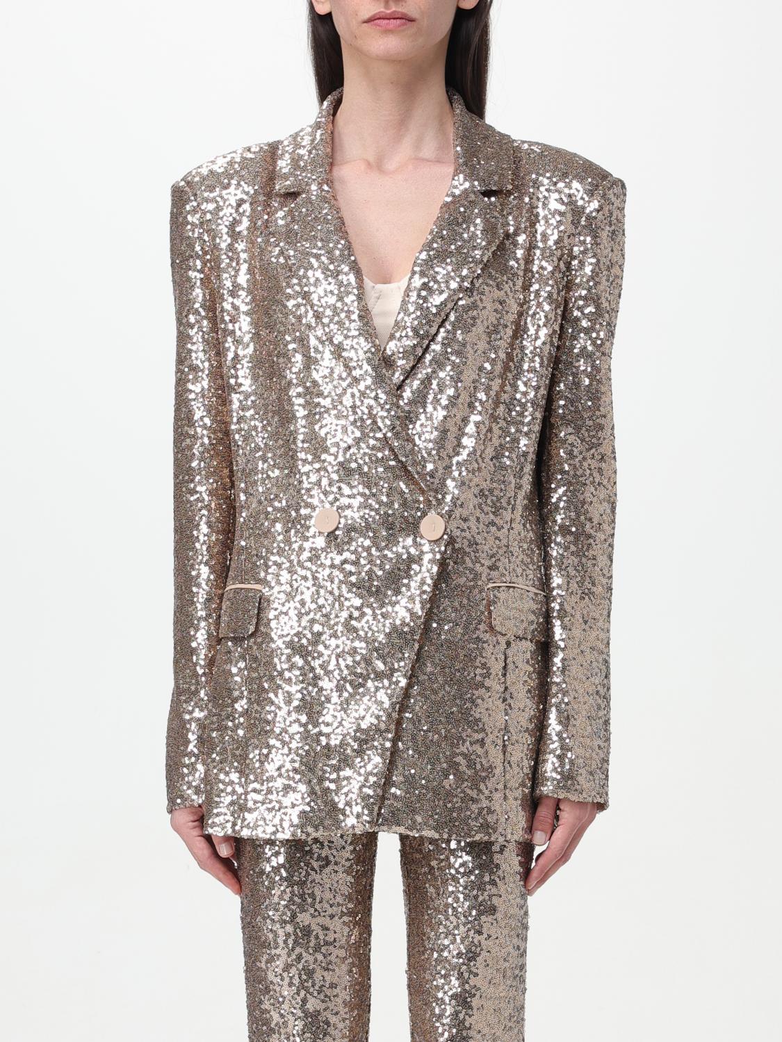 PATRIZIA PEPE: Blazer woman - Gold | Patrizia Pepe blazer 8S0479A374 ...