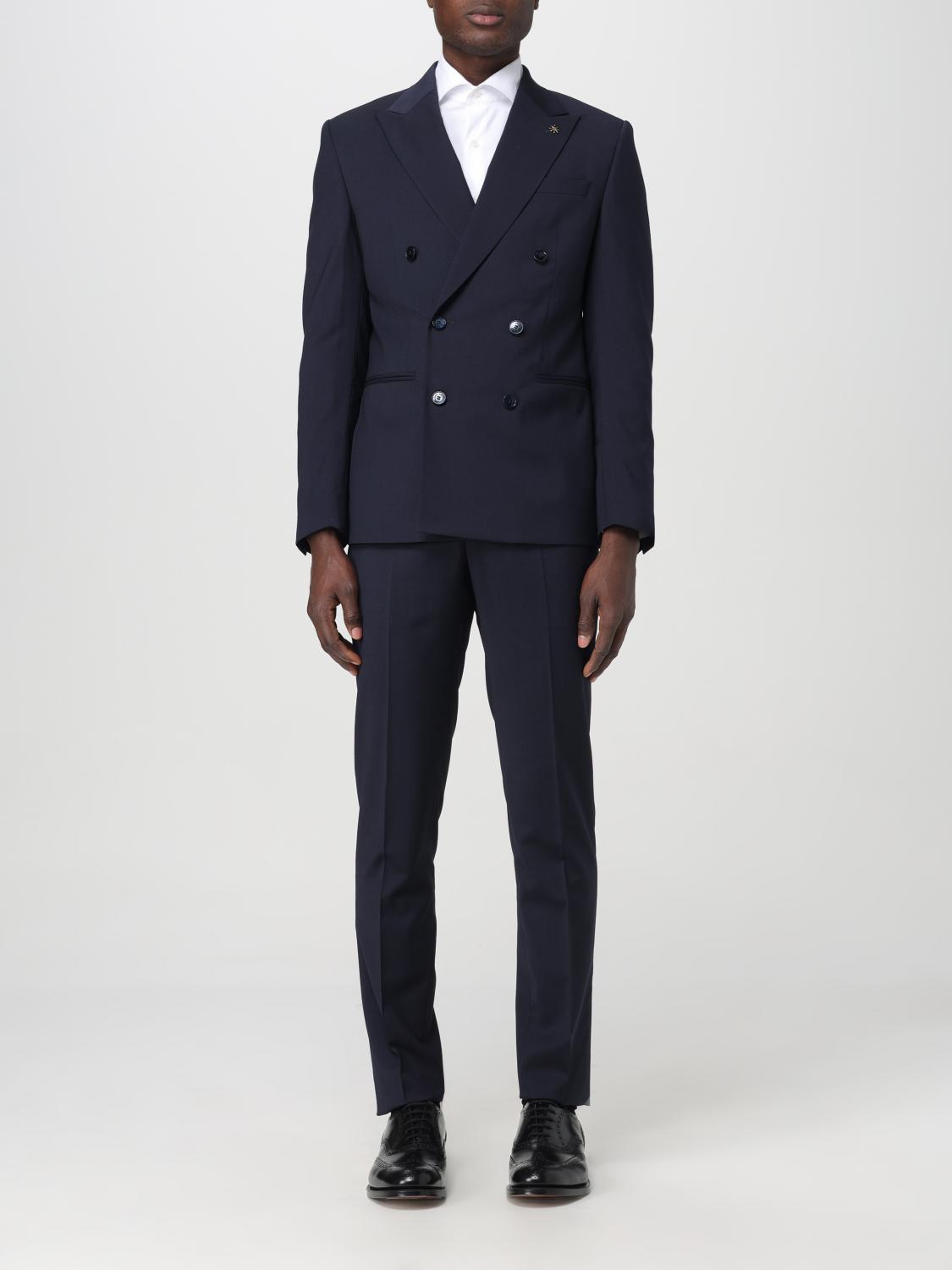 MANUEL RITZ: Suit men - Blue | Manuel Ritz suit 3630A3378240000 online ...