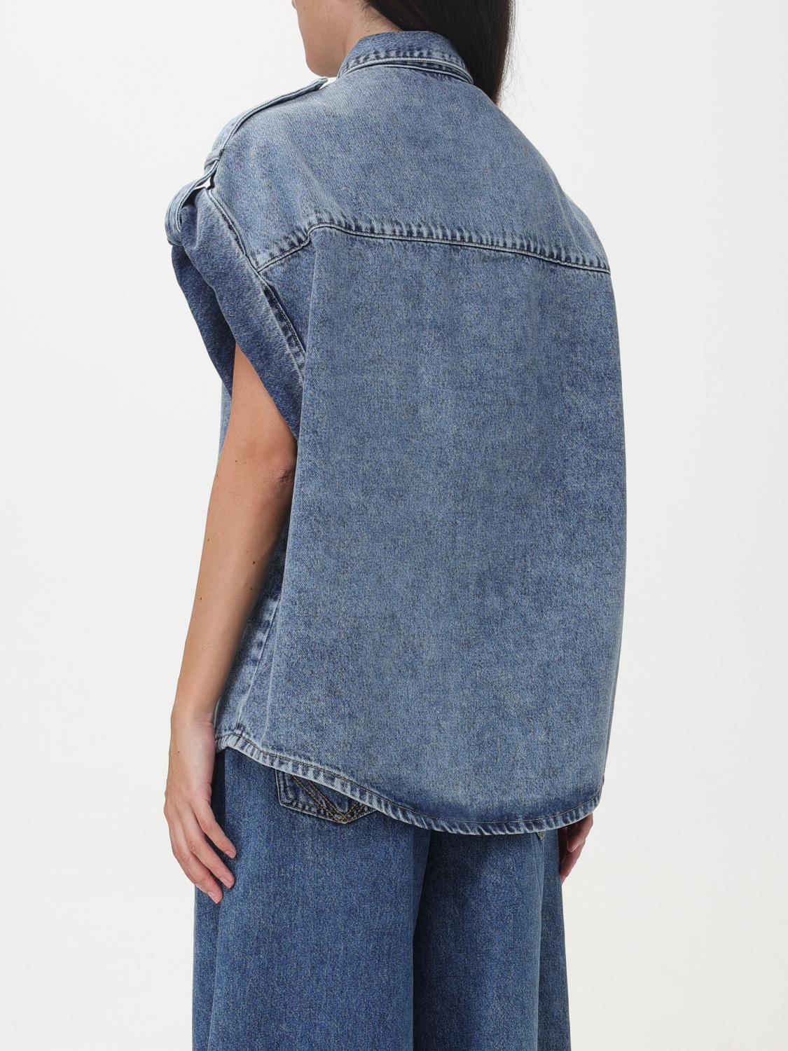 Iro Sweater woman - Blue | WM100ANGLIAS | GIGLIO.COM