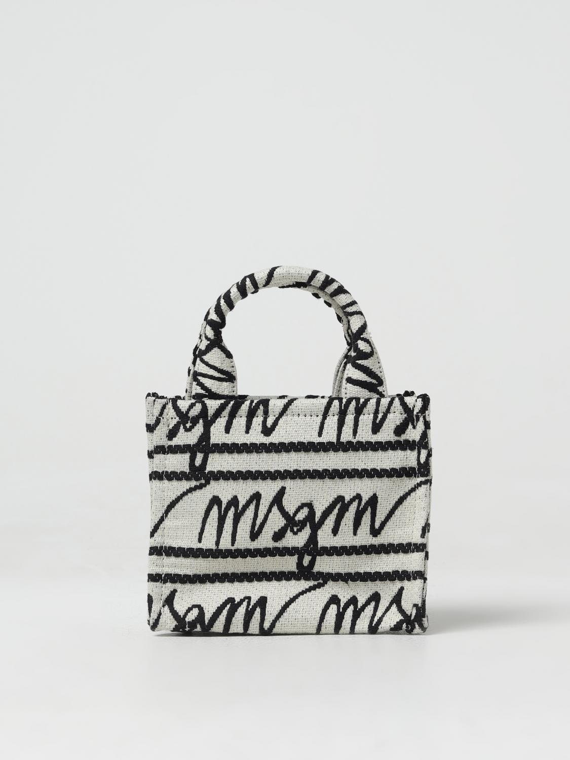MSGM: Crossbody bags woman - Beige | MSGM mini bag 3641MDZ60659 online ...
