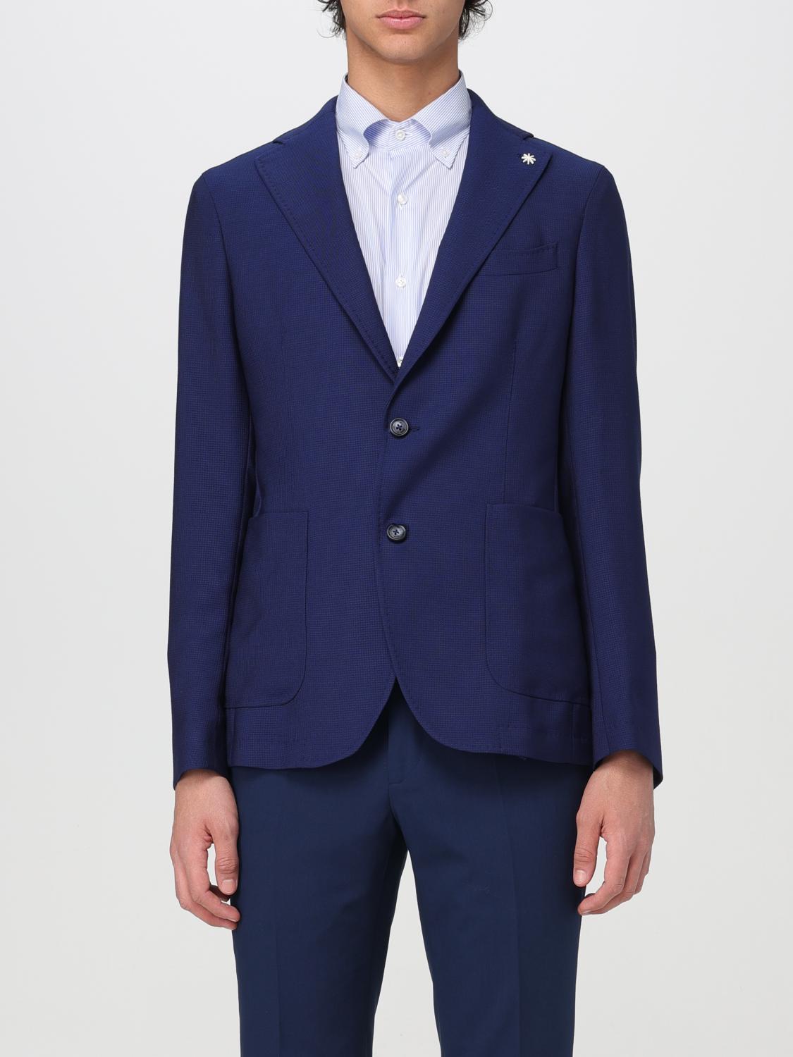 MANUEL RITZ: Blazer men - Blue | Manuel Ritz blazer 3632G2728243251 ...