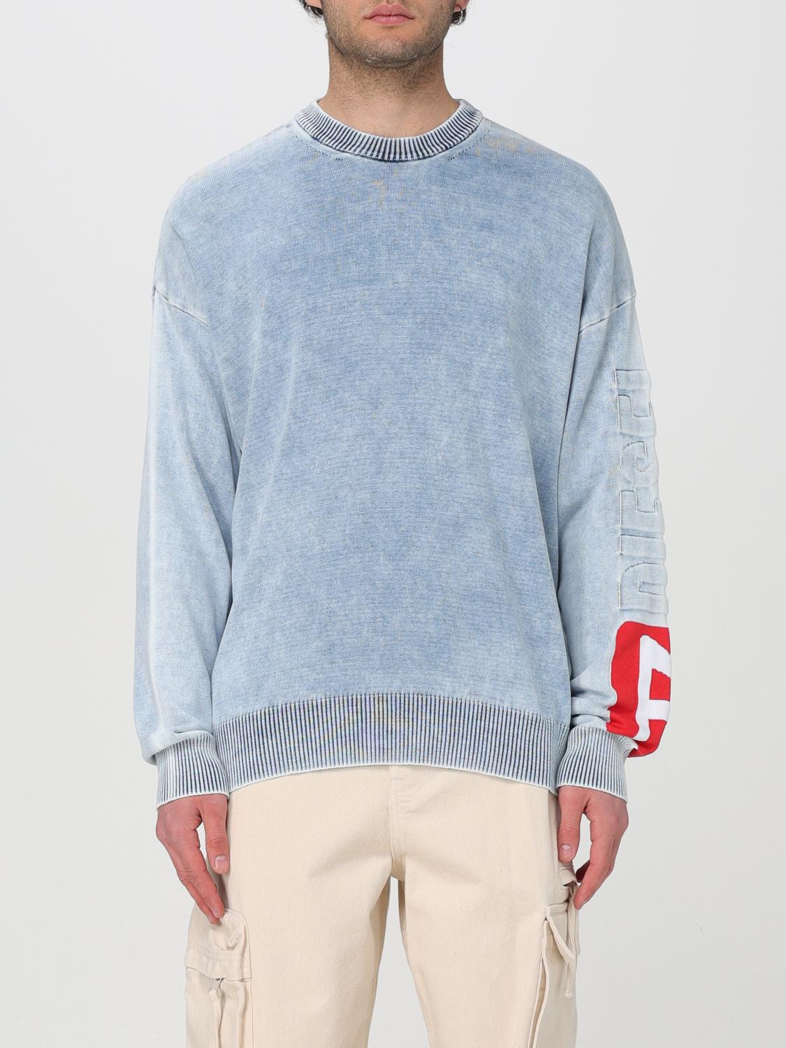 DIESEL: Sweater men - Blue | Diesel sweater A134010GHAP online at ...