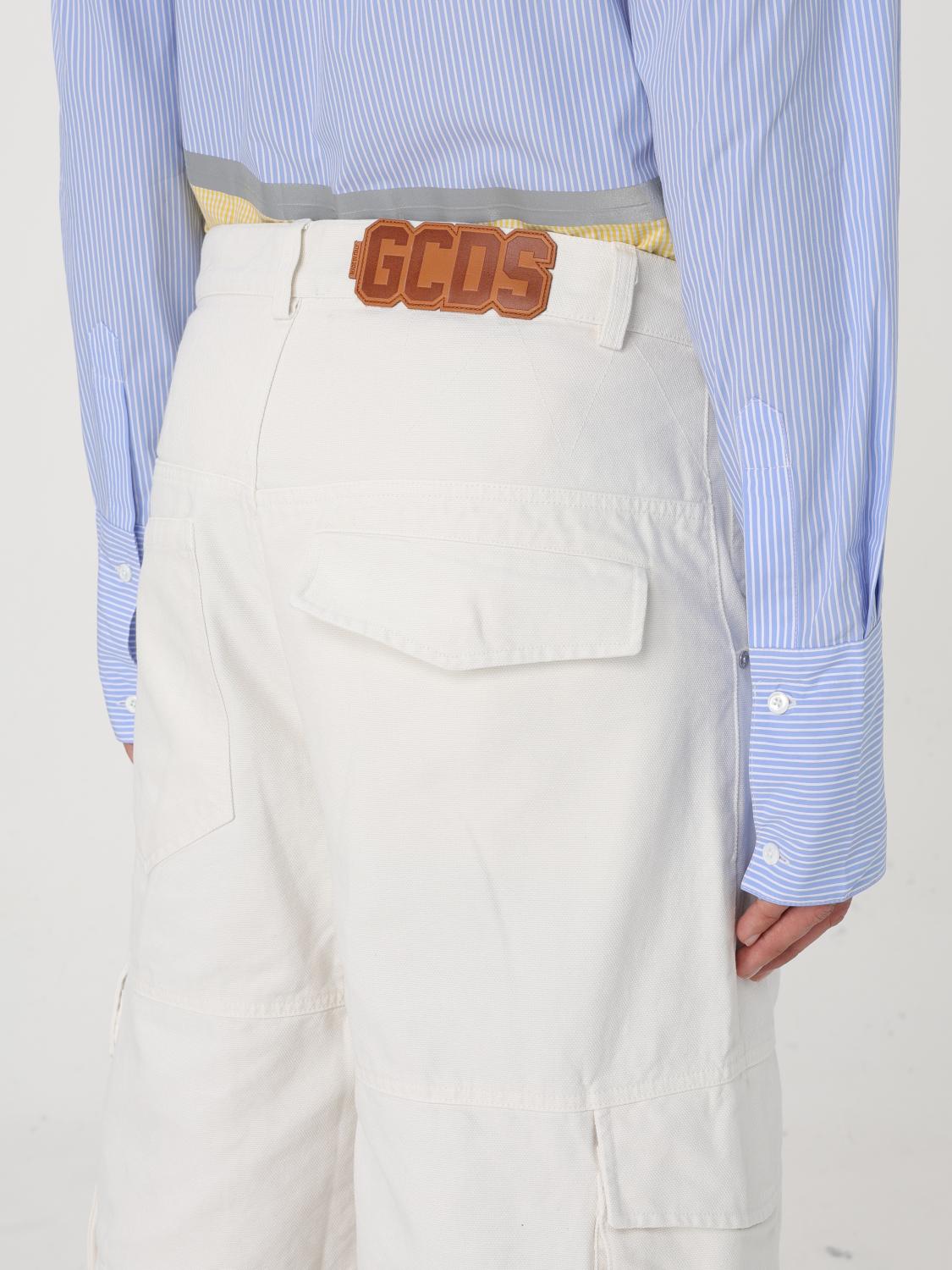 GCDS Pants men - White | A1CM3107TD3 | GIGLIO.COM