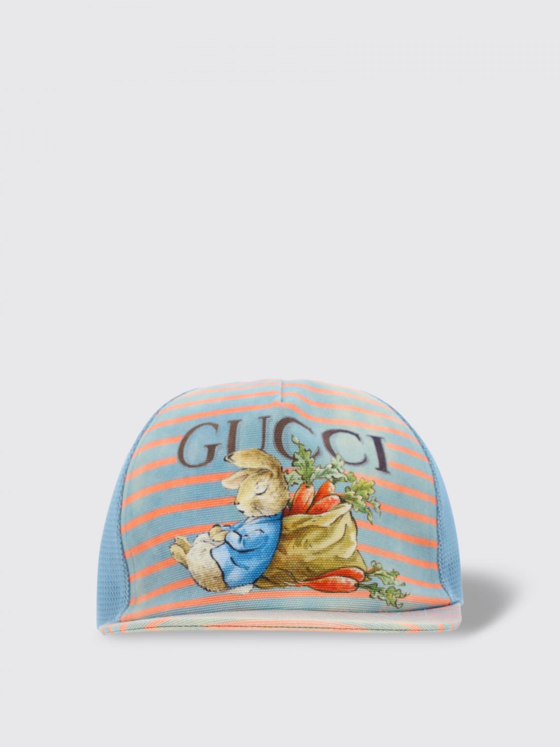 Gucci Chapeaux fille enfant - Bleu Azur | 4817573HAYE | GIGLIO.COM