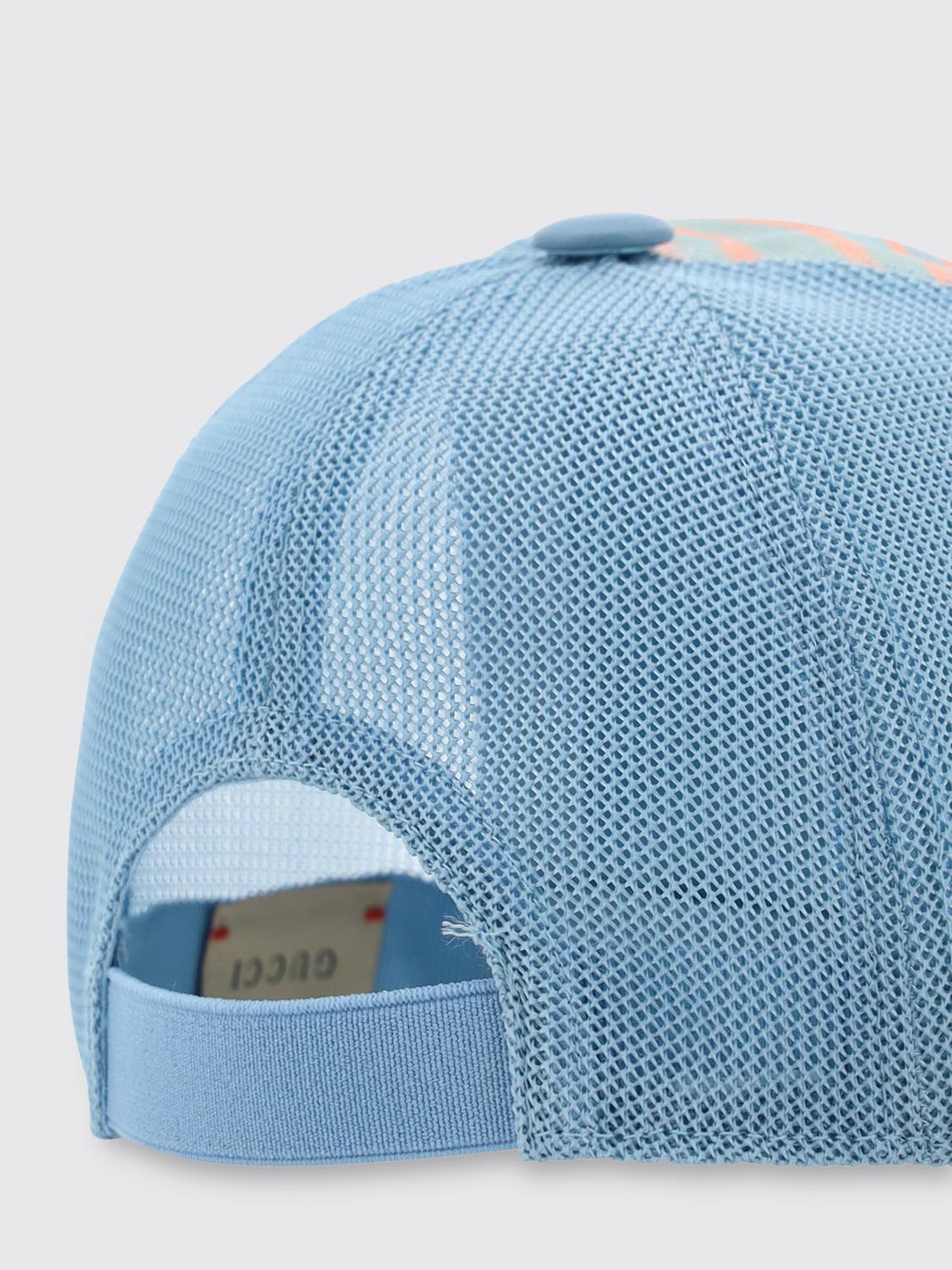 Gucci Chapeaux fille enfant - Bleu Azur | 4817573HAYE | GIGLIO.COM