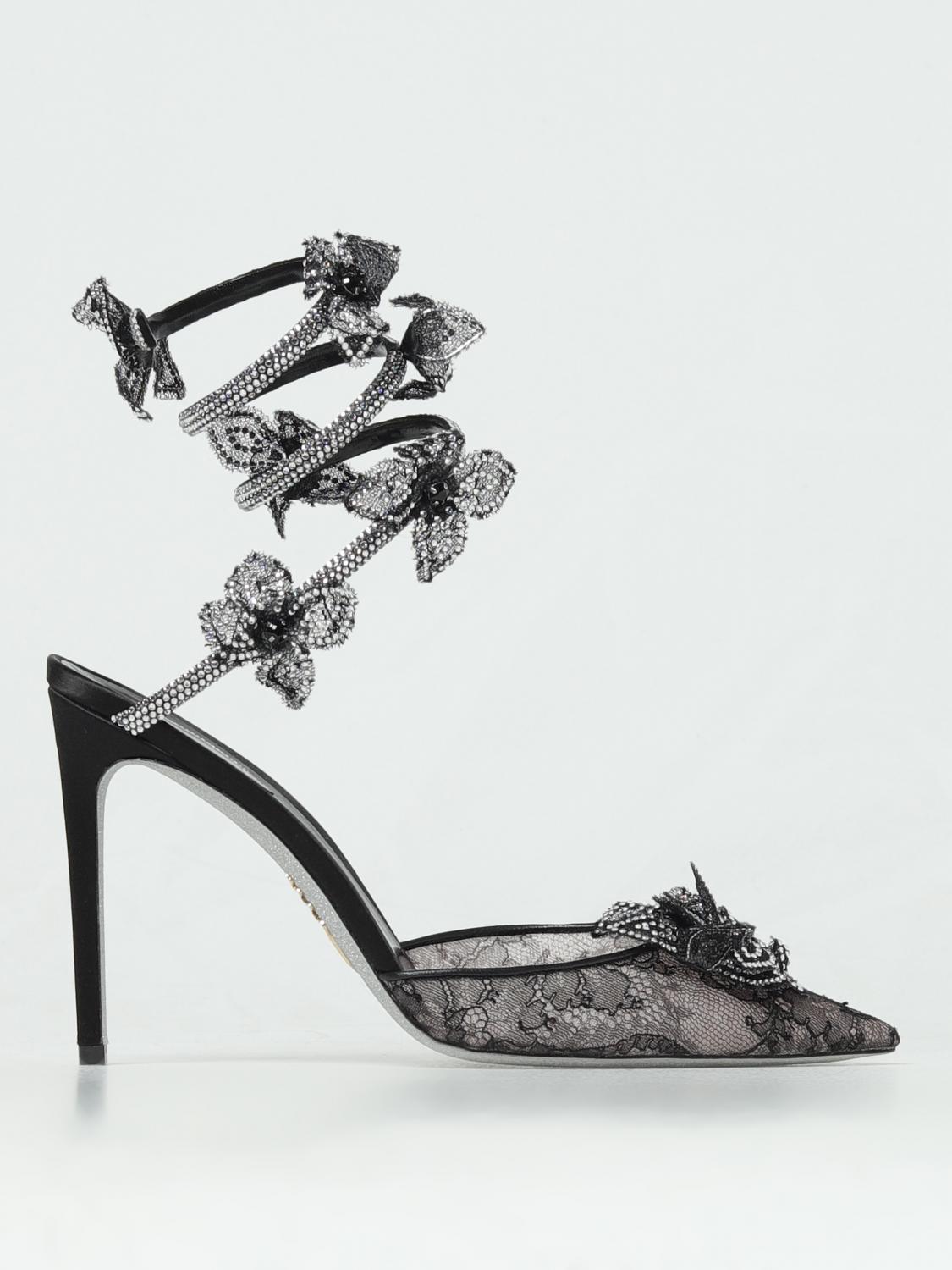RENE CAOVILLA: Shoes woman - Black | Rene Caovilla high heel shoes ...