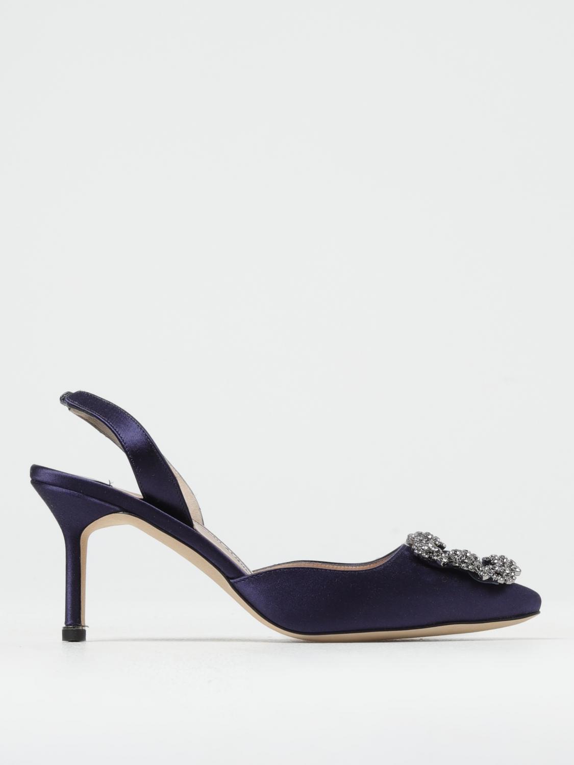 MANOLO BLAHNIK: Zapatos mujer , Azul Marino | Zapatos De Tacón Manolo ...