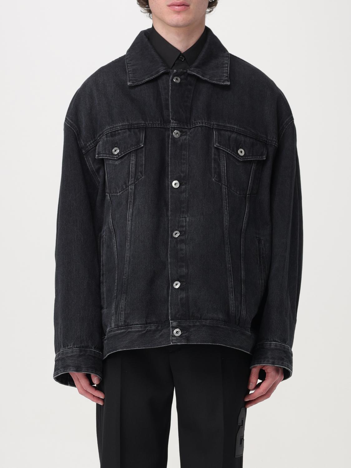 OFF-WHITE: Jacket men - Black | Off-White jacket OMYE090C99DEN001 ...