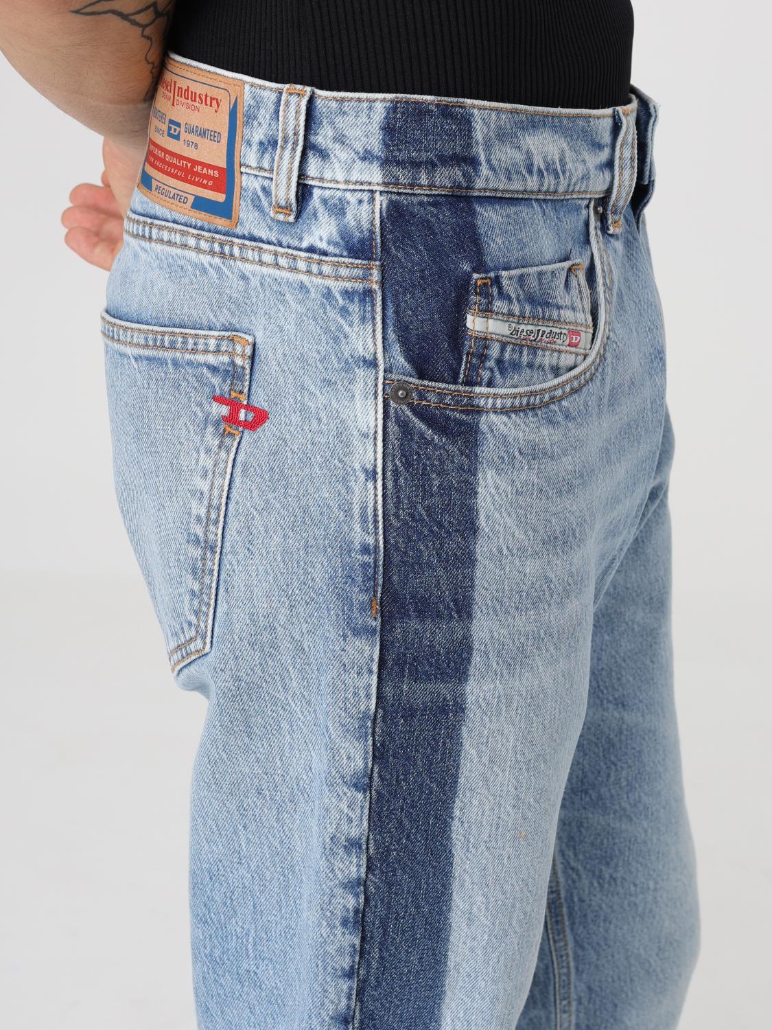 DIESEL: Jeans men - Blue | Diesel jeans A133460GHAC online at GIGLIO.COM