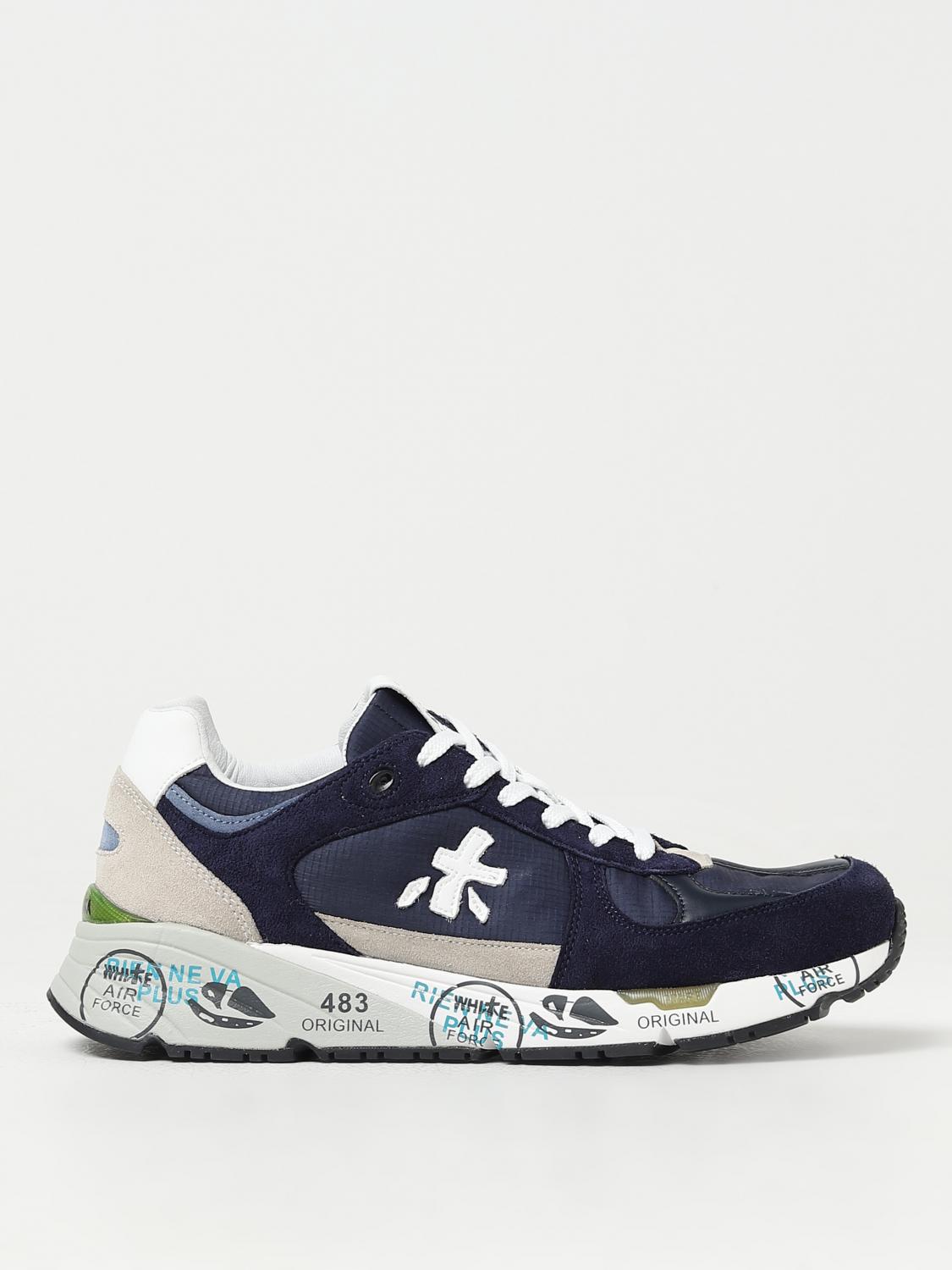 PREMIATA: Sneakers men - Blue | Premiata sneakers MASE online at GIGLIO.COM