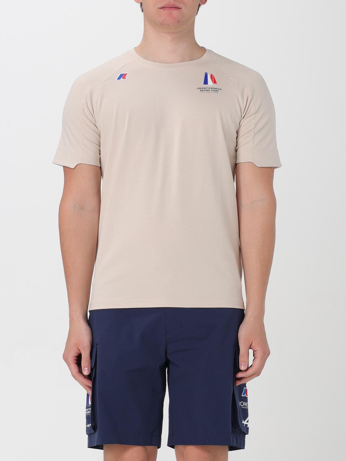 K-WAY: T-shirt men - Grey | K-Way t-shirt K7131HW online at GIGLIO.COM