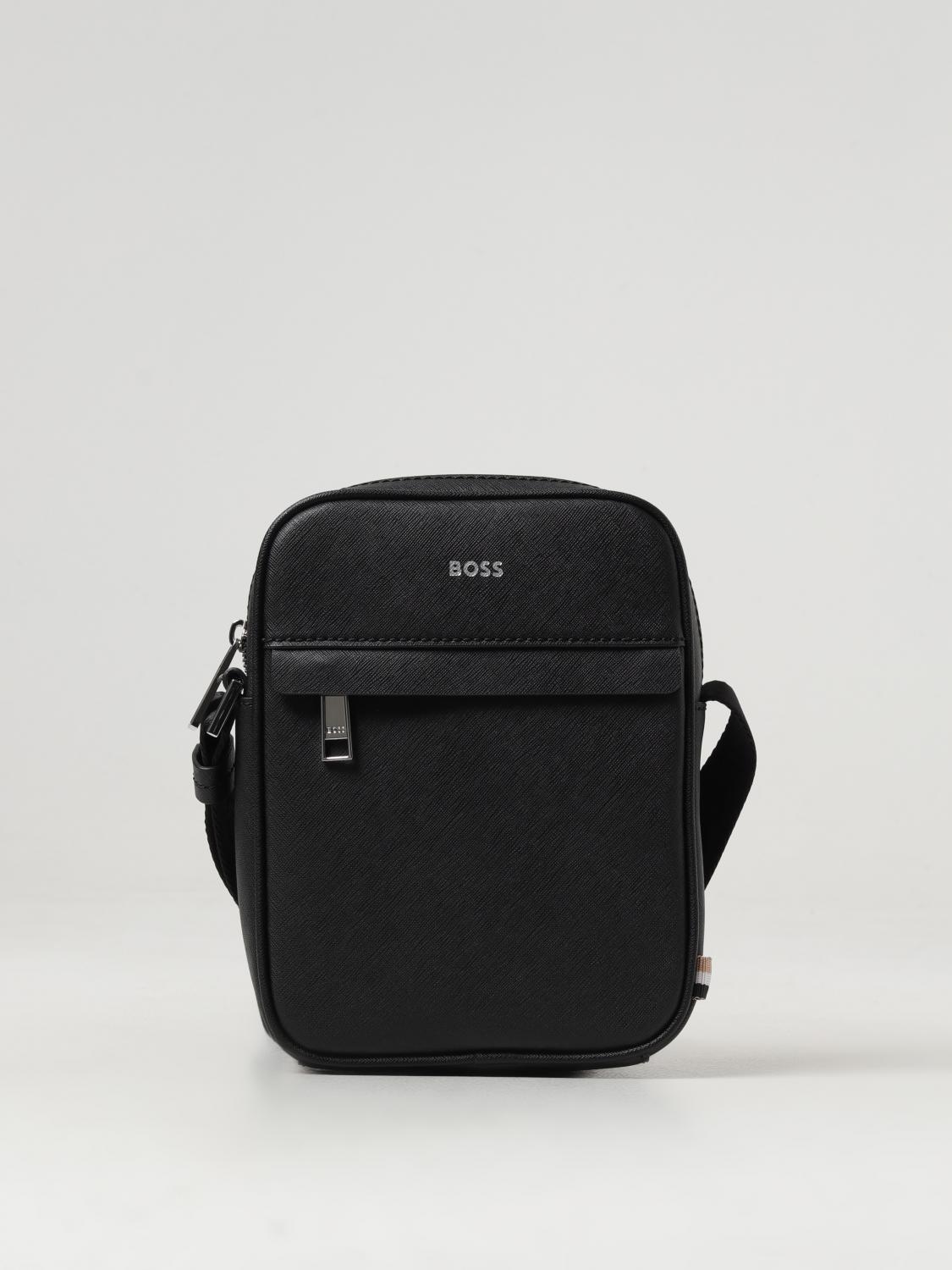BOSS: Bags men - Black | Boss shoulder bag 50483566 online at GIGLIO.COM