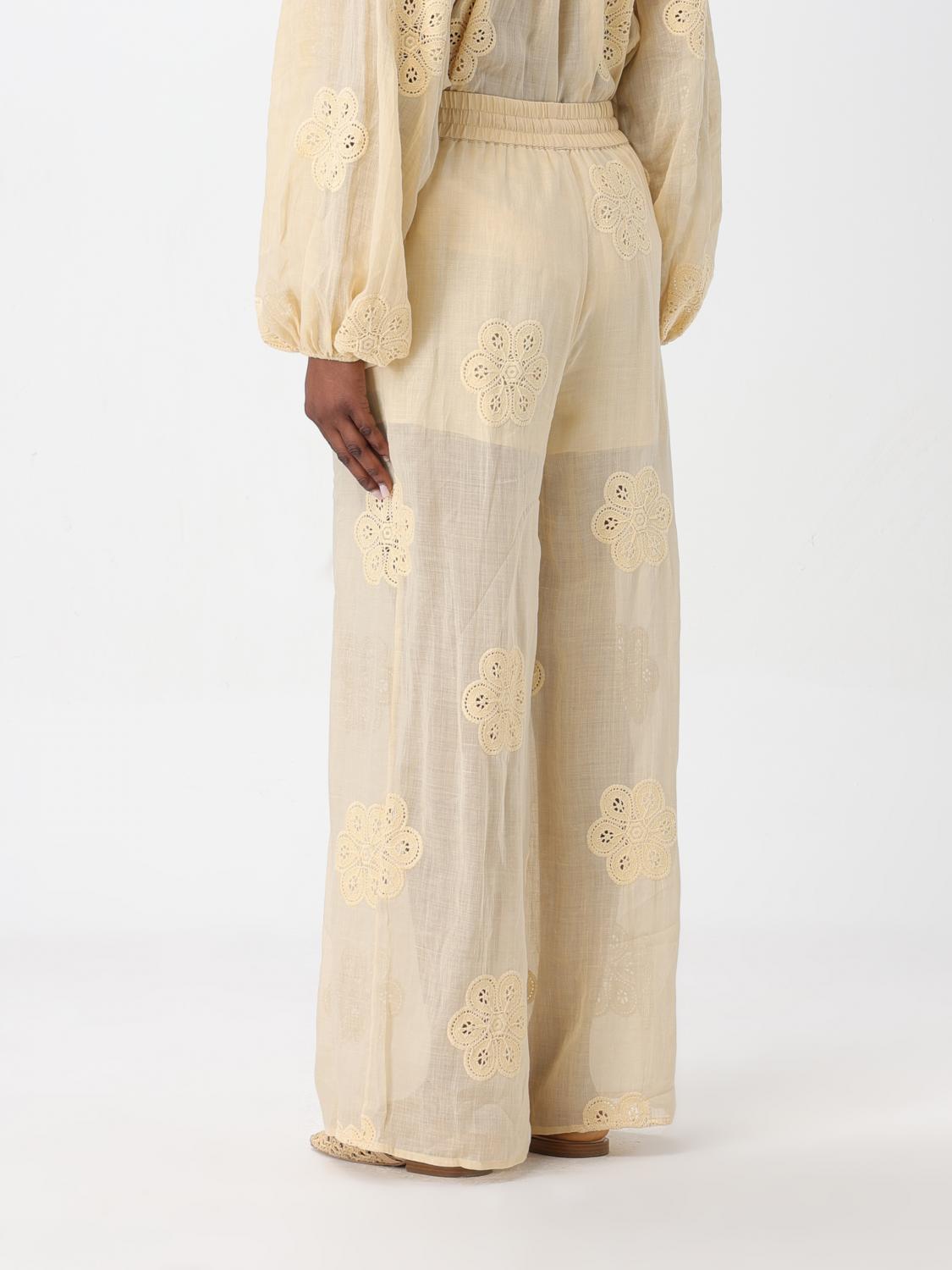 Zimmermann Pants woman - Beige | 9166PRS244 | GIGLIO.COM