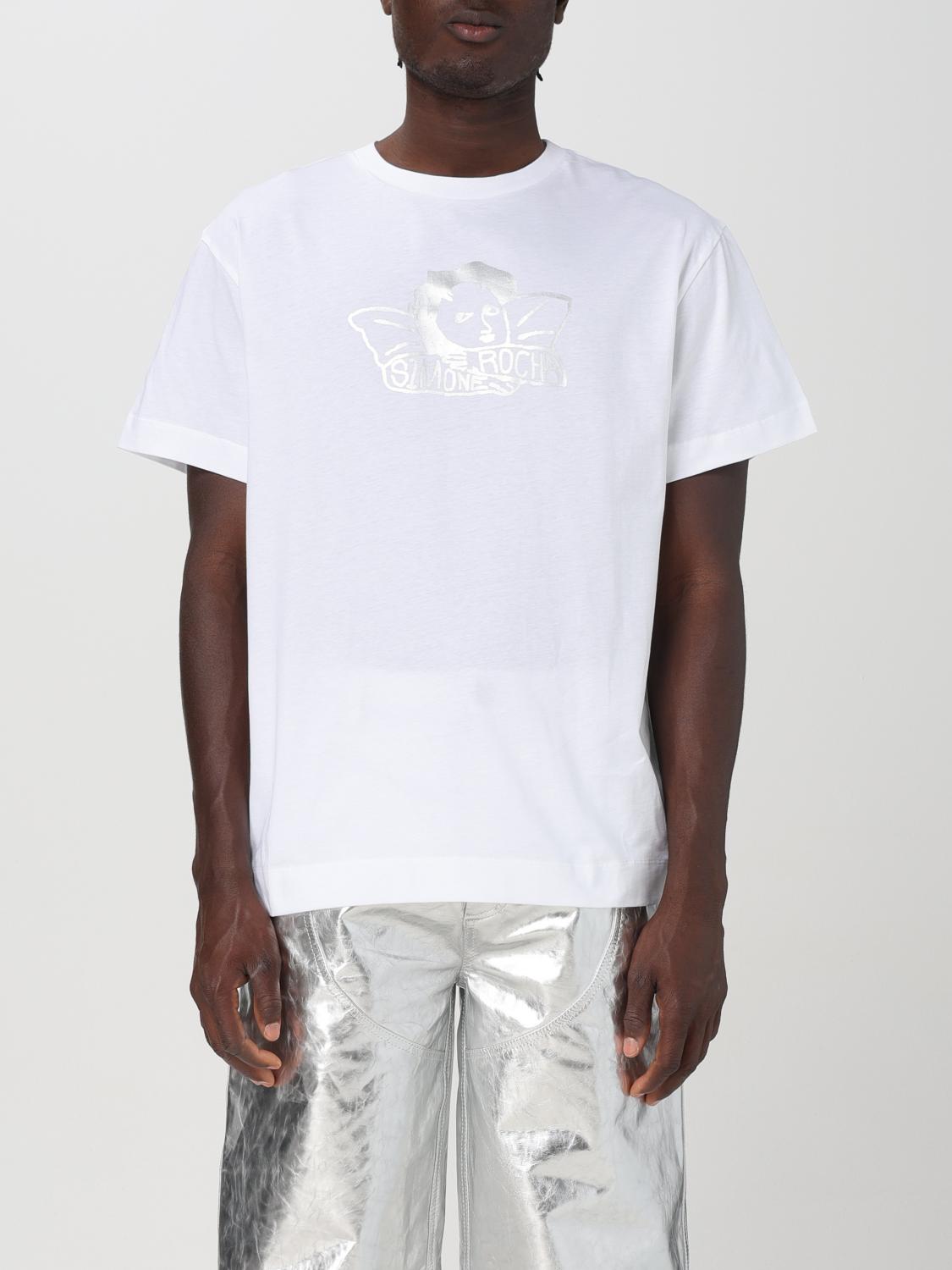 SIMONE ROCHA: T-shirt men - Black | Simone Rocha t-shirt ...
