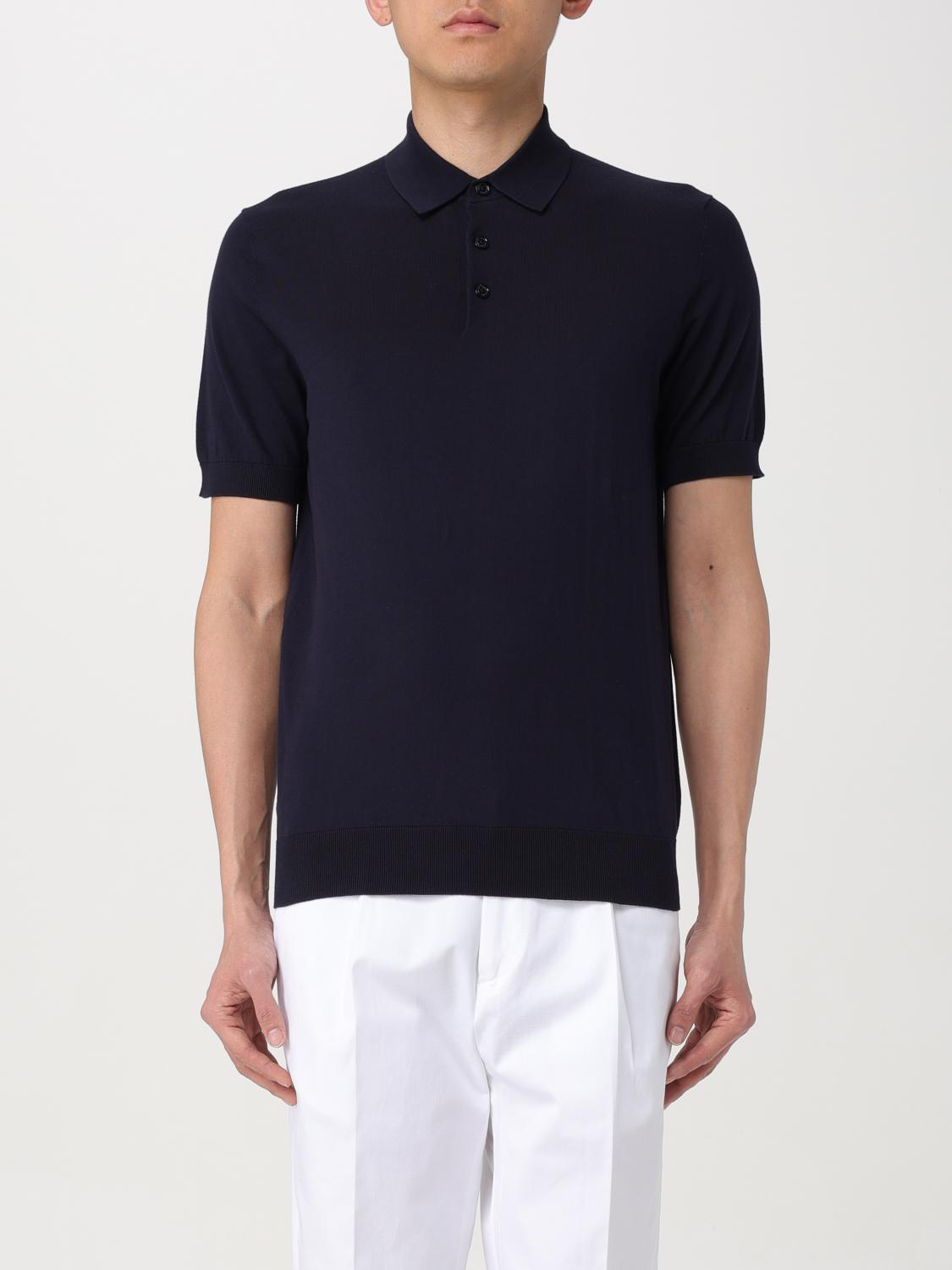 PAOLO PECORA: Sweater men - Blue | Paolo Pecora sweater A007F100 online ...