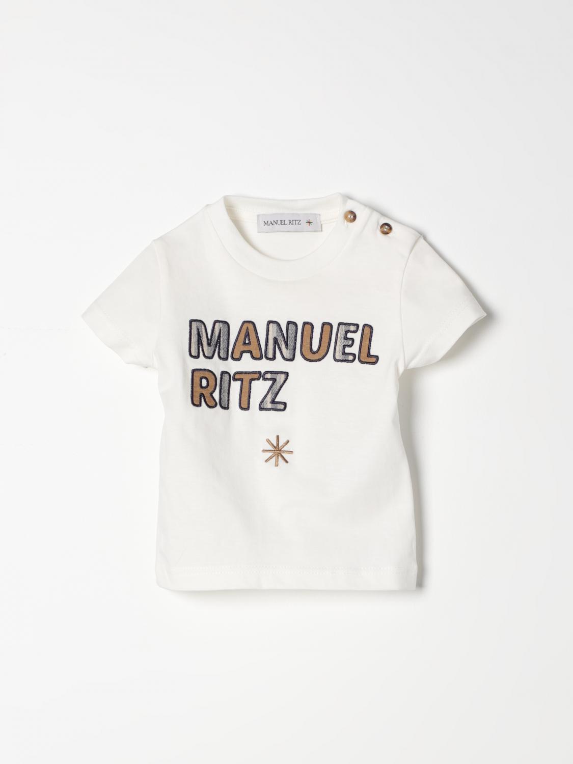MANUEL RITZ: T-shirt kids - White | Manuel Ritz t-shirt MR2655 online ...