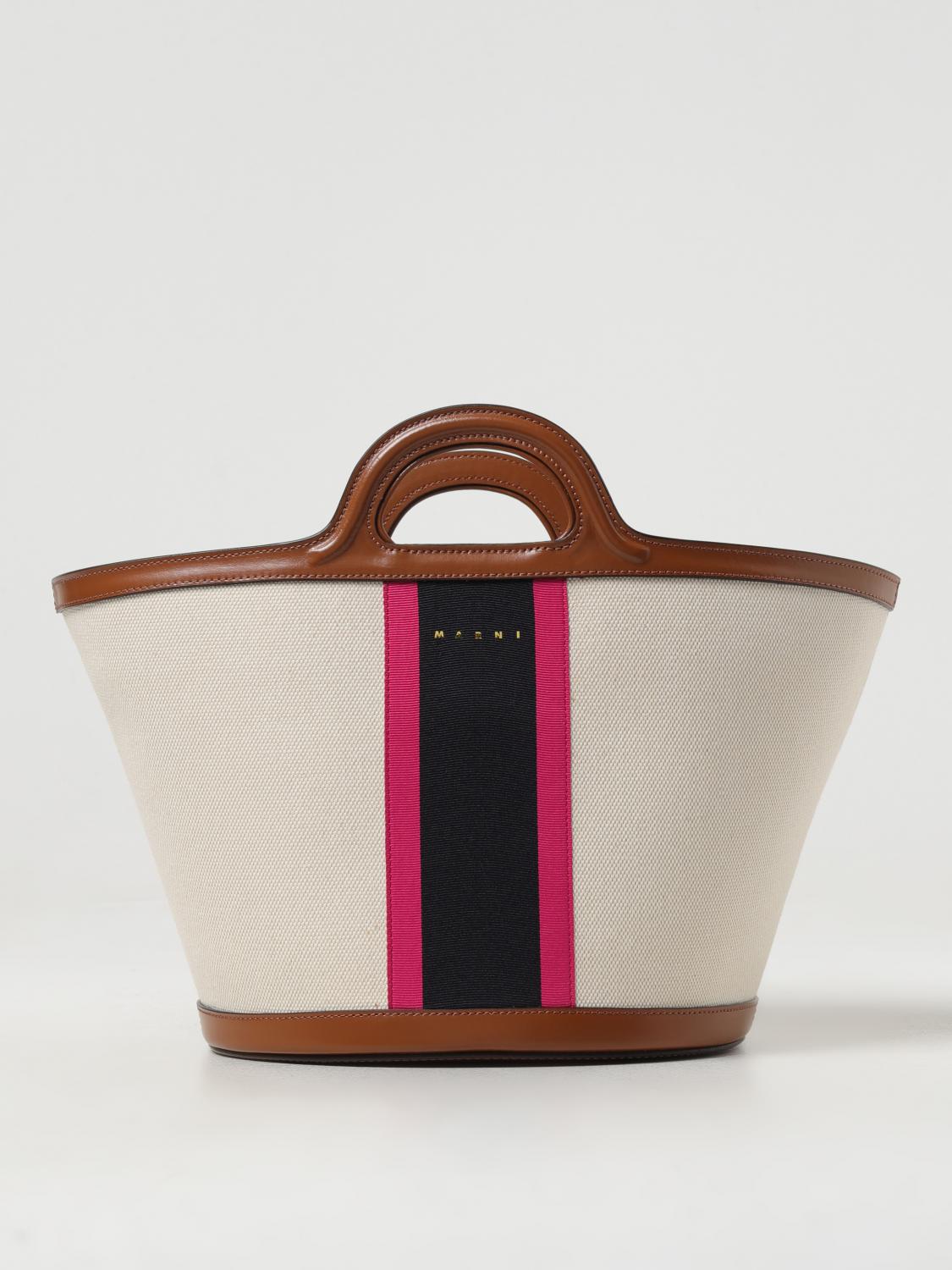 MARNI: Shoulder bag woman - White | Marni handbag BMMP0097U3P6458 ...