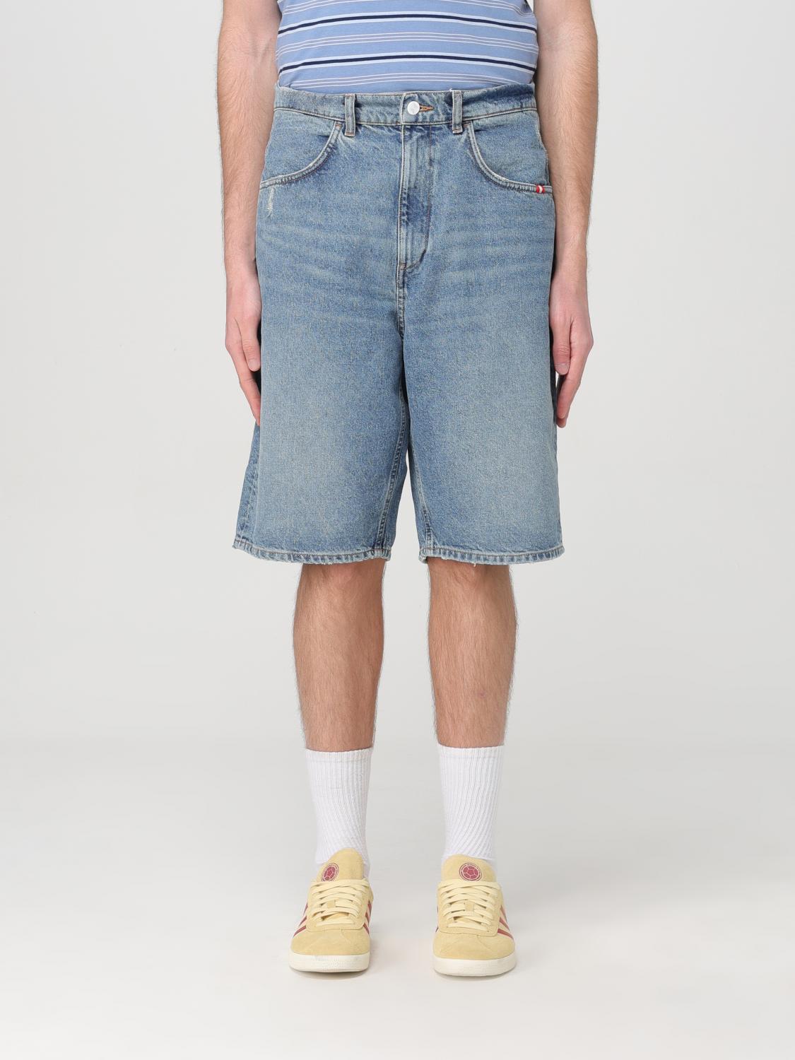 AMISH: Jeans men - Denim | Amish short AMU003D4691772 online at GIGLIO.COM