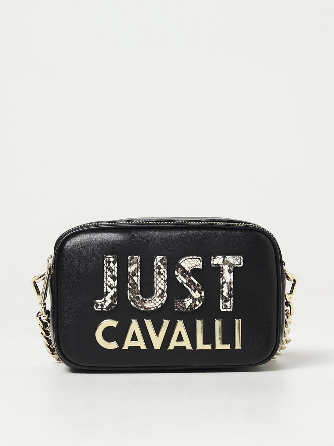 JUST CAVALLI: Shoulder bag woman - Black | Just Cavalli mini bag ...
