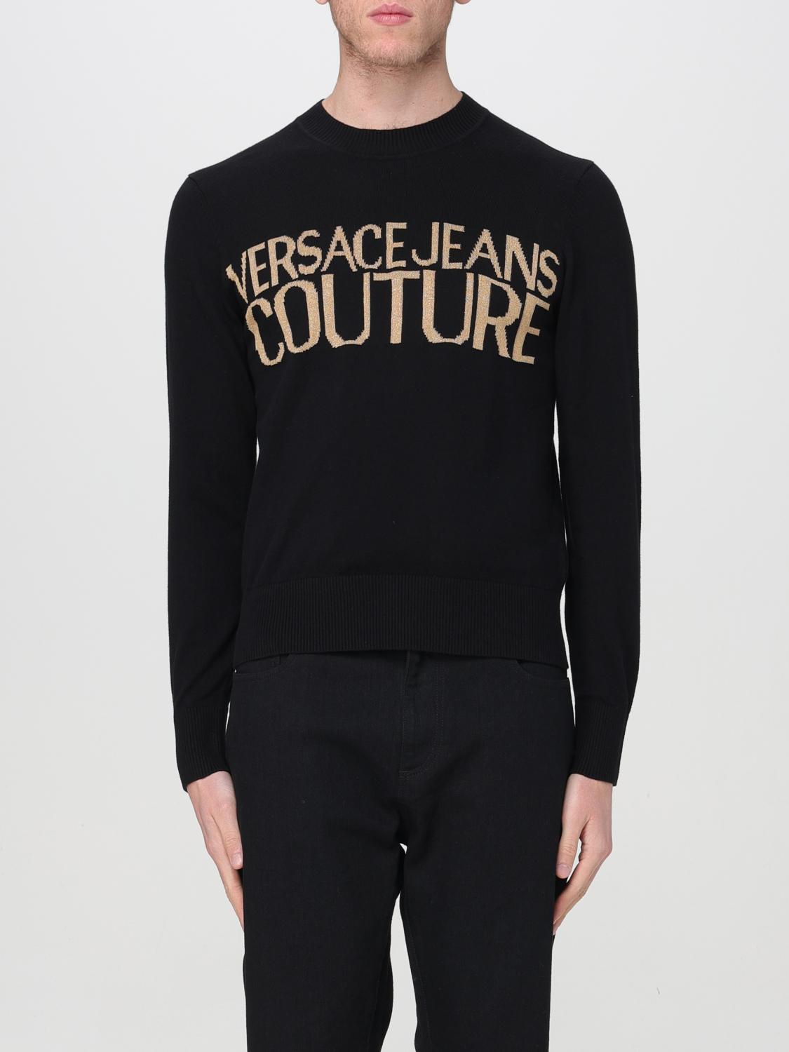 Versace Jeans Couture Outlet: Sweatshirt men - Black | Versace Jeans Couture sweater ...