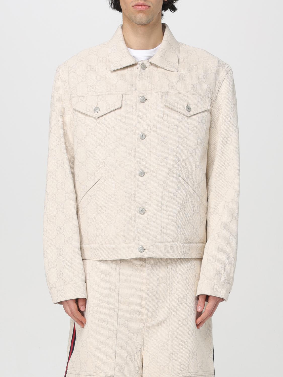 GUCCI: Jacket men - White | Gucci jacket 771329XDCS6 online at GIGLIO.COM