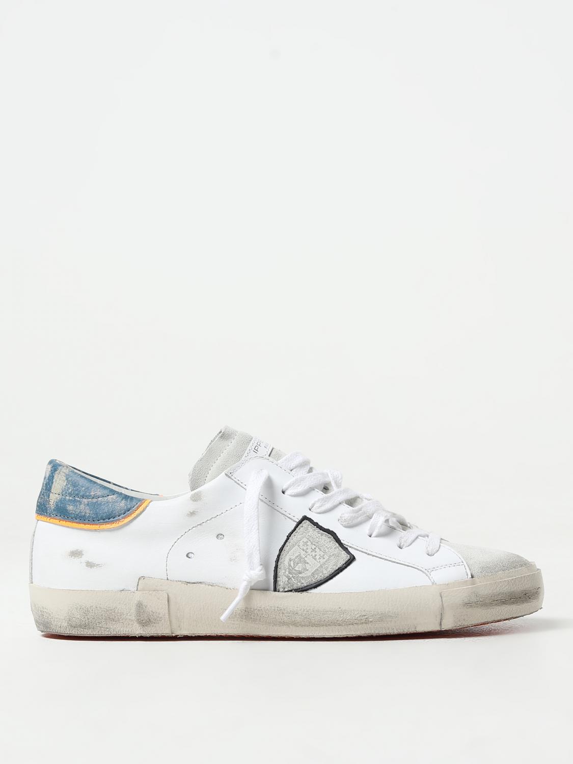 PHILIPPE MODEL: Sneakers men - White | Philippe Model sneakers A006213 ...