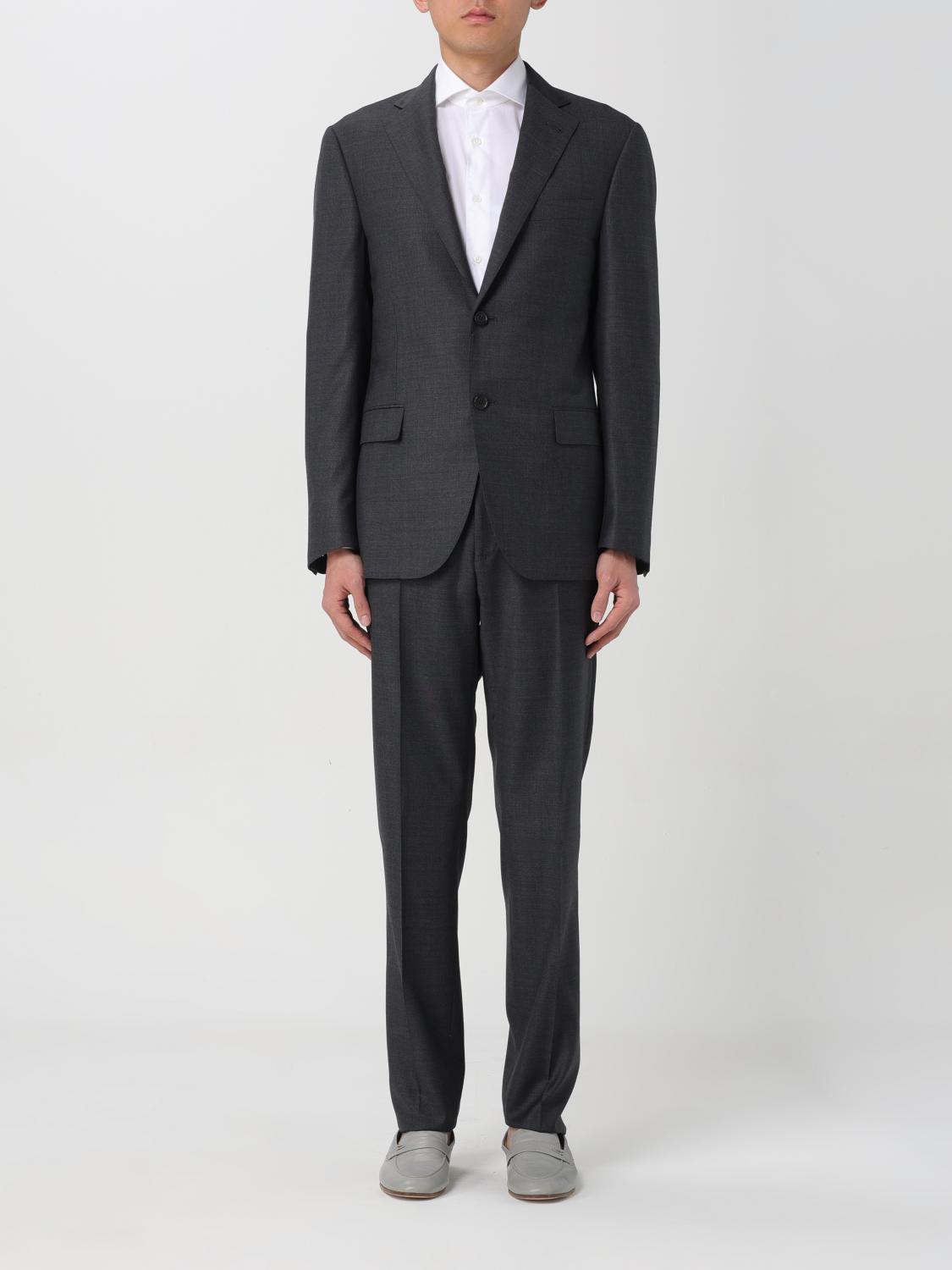 CORNELIANI: Suit men - Grey | Corneliani suit 937Y699317087 online at ...