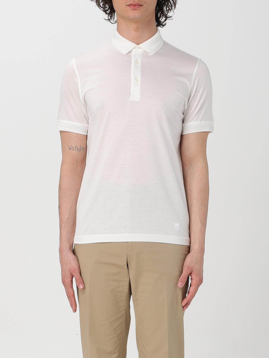 Corneliani Polo shirt men - White | 93G5019325000 | GIGLIO.COM