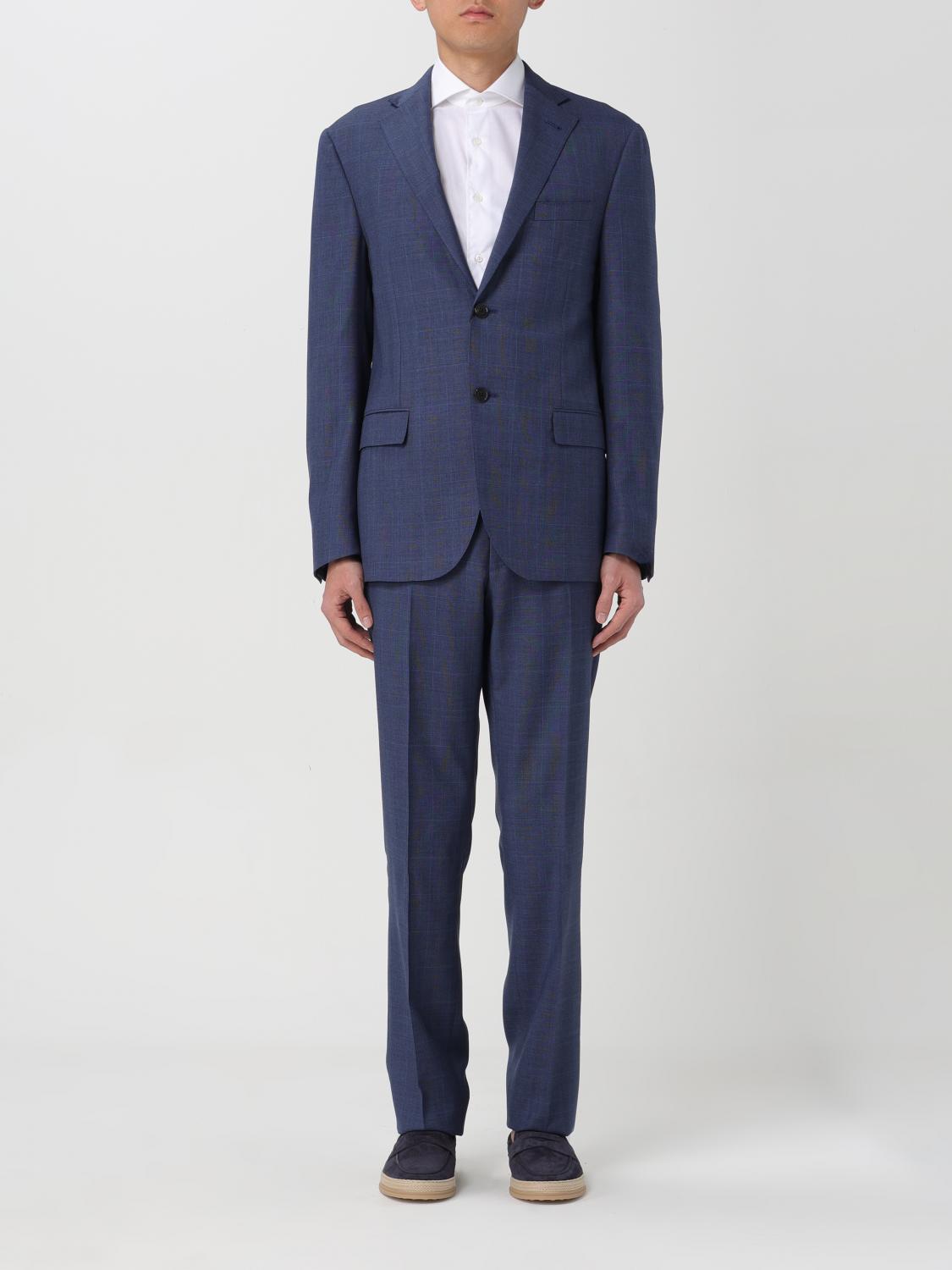 CORNELIANI: Suit men - Blue | Corneliani suit 937Y699317013 online at ...