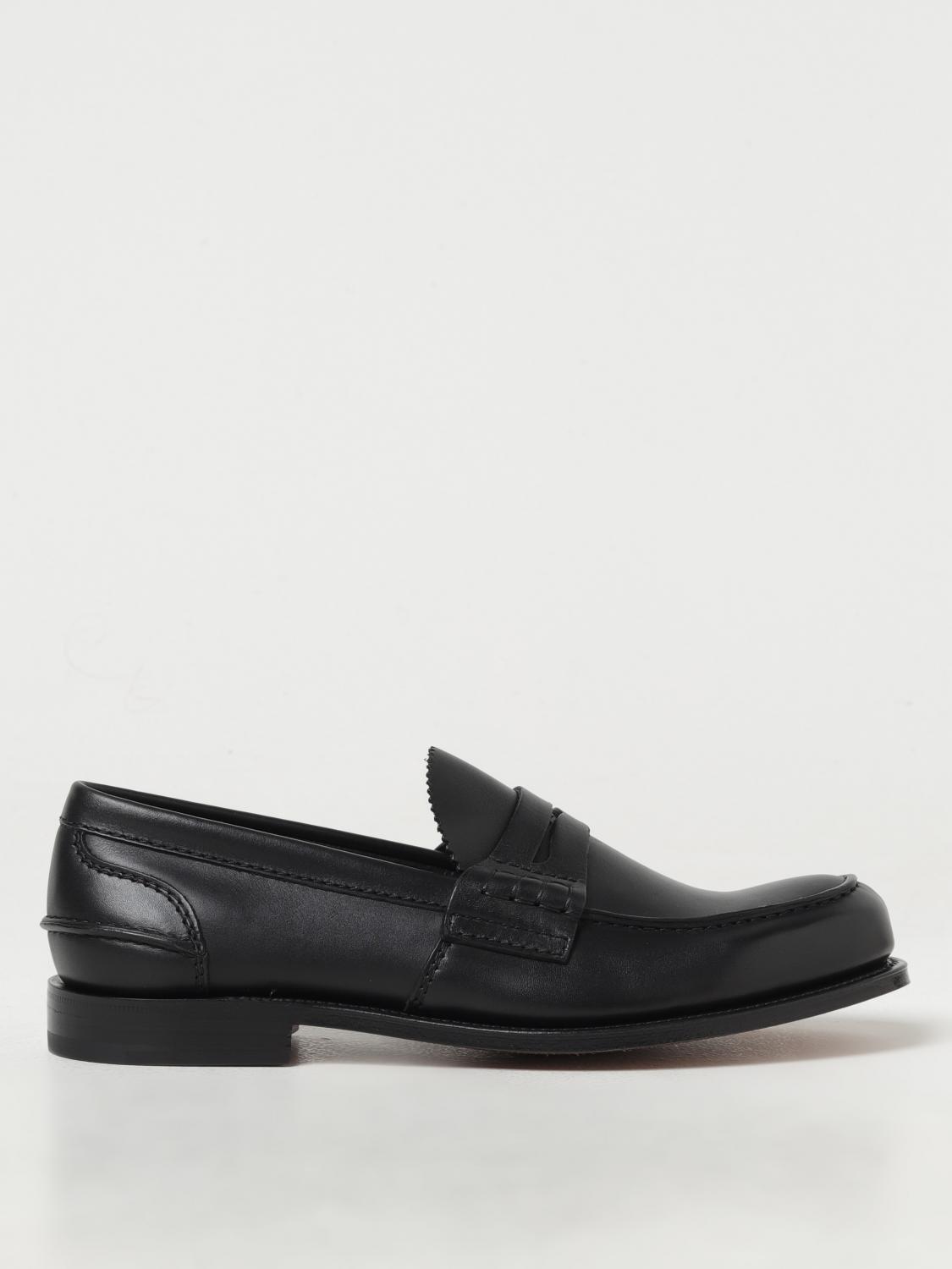 CHURCH'S: Loafers men - Black | Church's loafers EDB0039FG online at ...