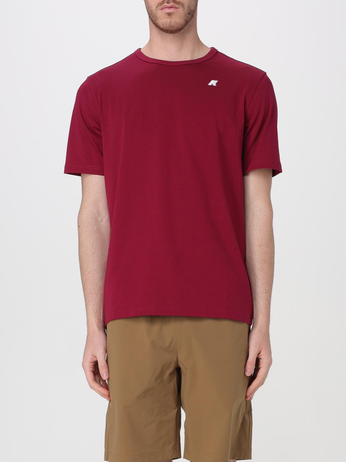 K-WAY: T-shirt men - Red | K-Way t-shirt K8131UW online at GIGLIO.COM