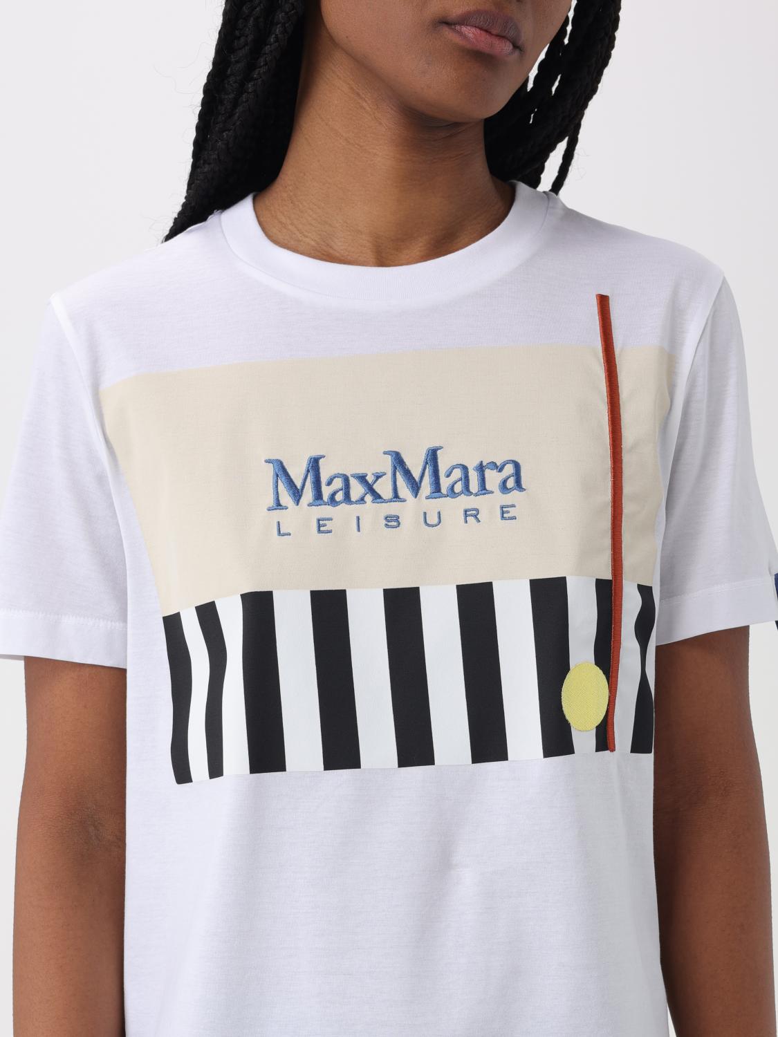 Max Mara Leisure T-shirt woman - White | 2416941108600 | GIGLIO.COM