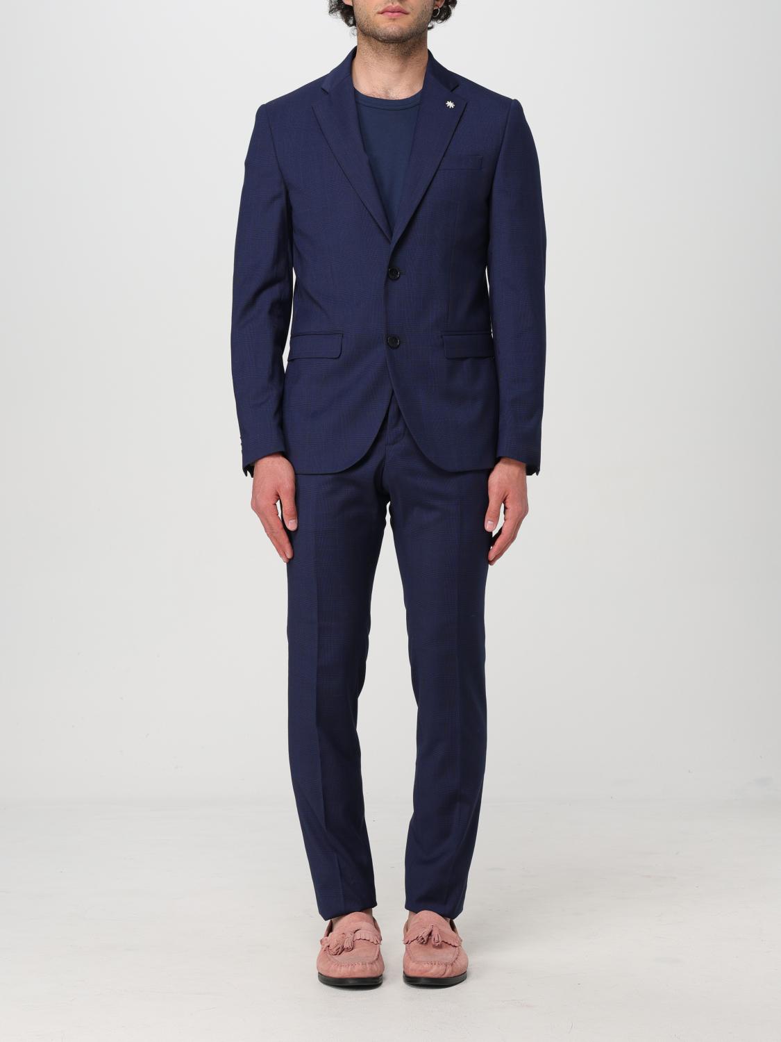 MANUEL RITZ: Suit men - Blue | Manuel Ritz suit 3632A3318243236 online ...
