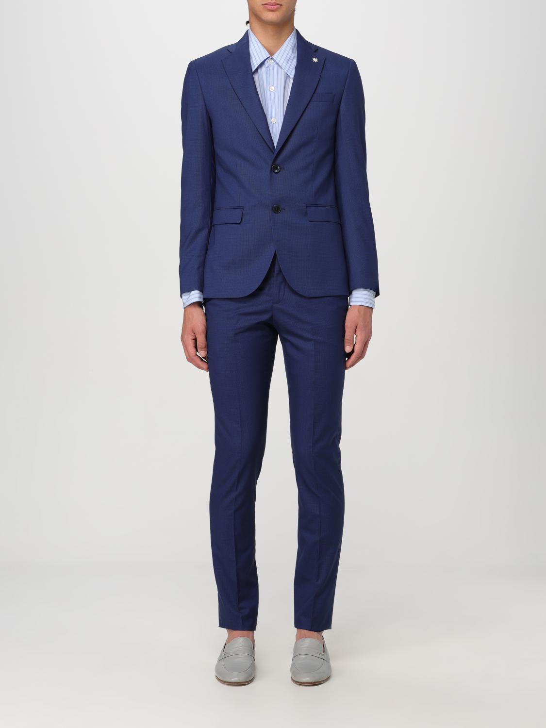 MANUEL RITZ: Suit men - Blue | Manuel Ritz suit 3632A3318243237 online ...