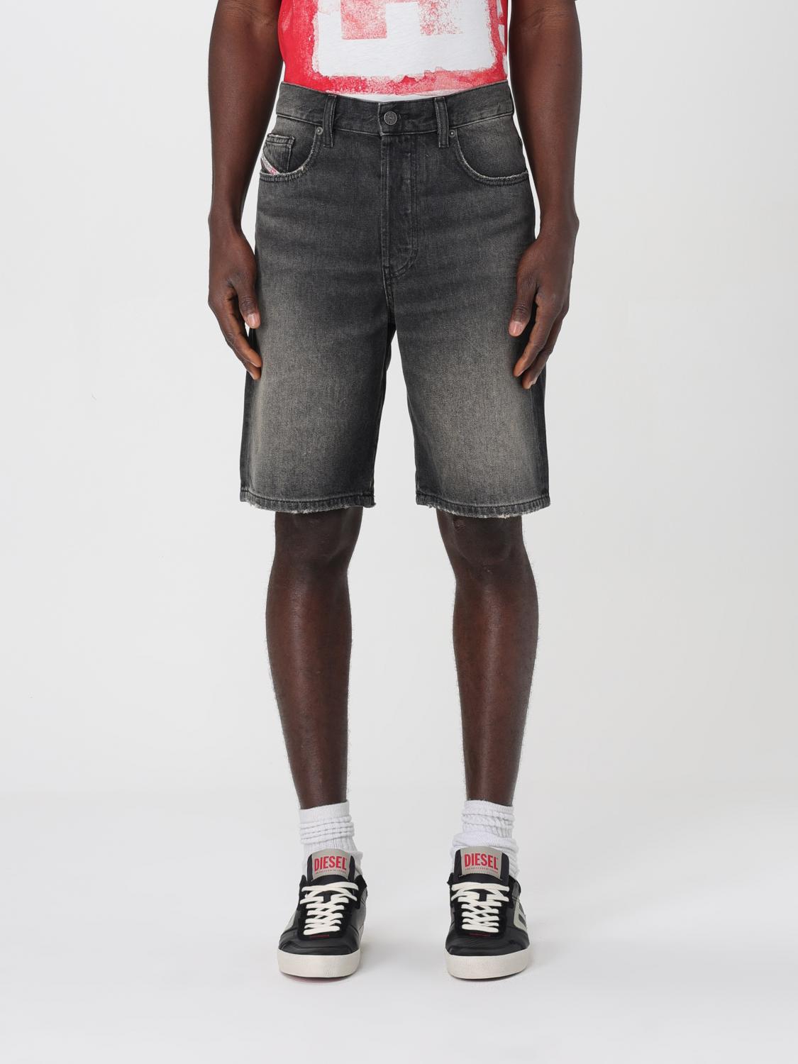 DIESEL: Short men - Black | Diesel short A064300DQAH online at GIGLIO.COM