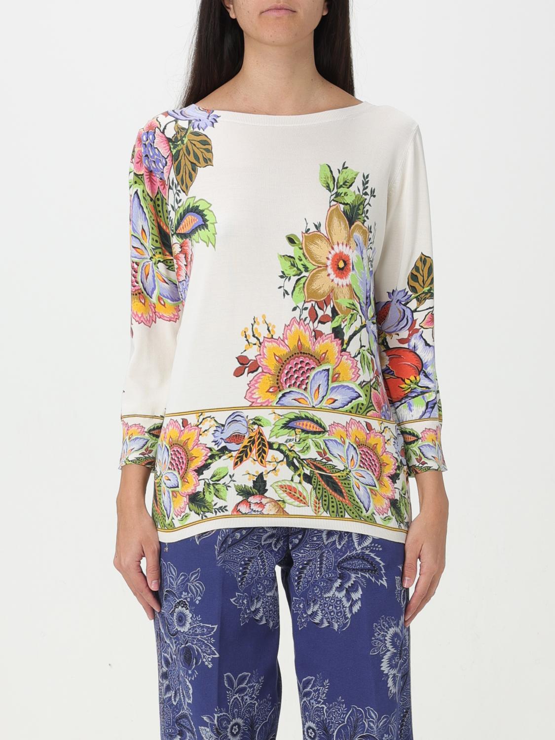 ETRO: Top woman - White | Etro top WRKE0021AV137 online at GIGLIO.COM