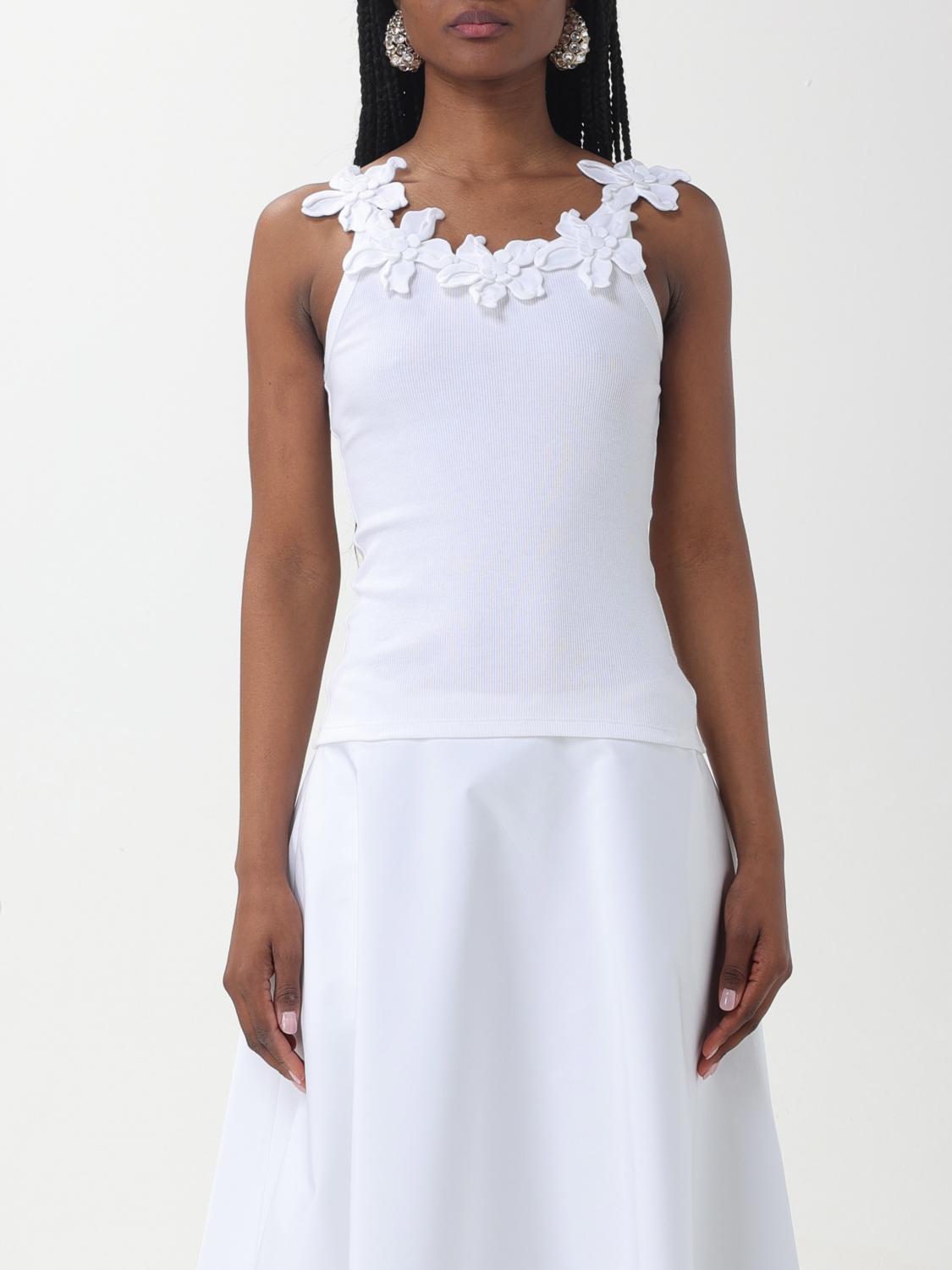 VALENTINO: Top woman - White | Valentino top 4B0MC01L8LR online at ...