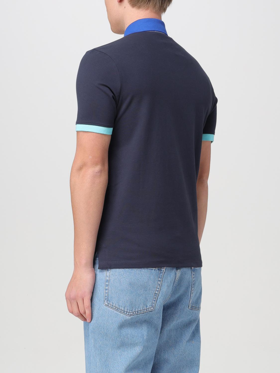 BLAUER: Polo shirt men - Blue | Blauer polo shirt 24SBLUT02203006818 ...