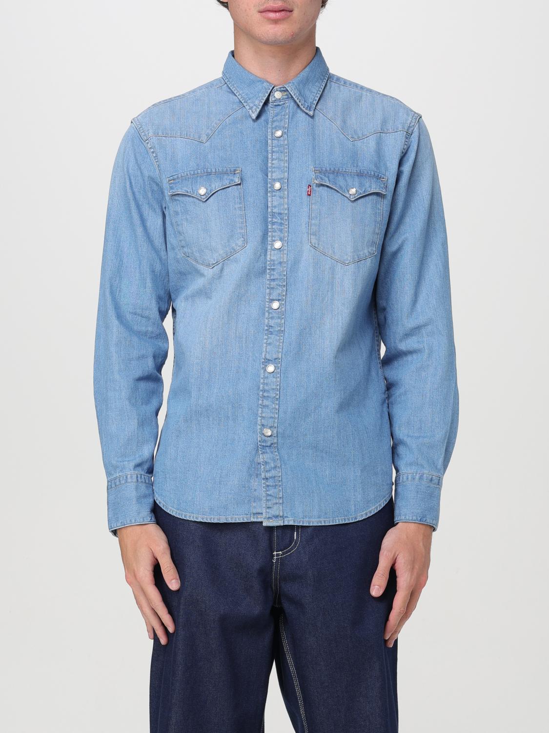 LEVI'S: Shirt men - Blue | Levi's shirt 857440047 online at GIGLIO.COM